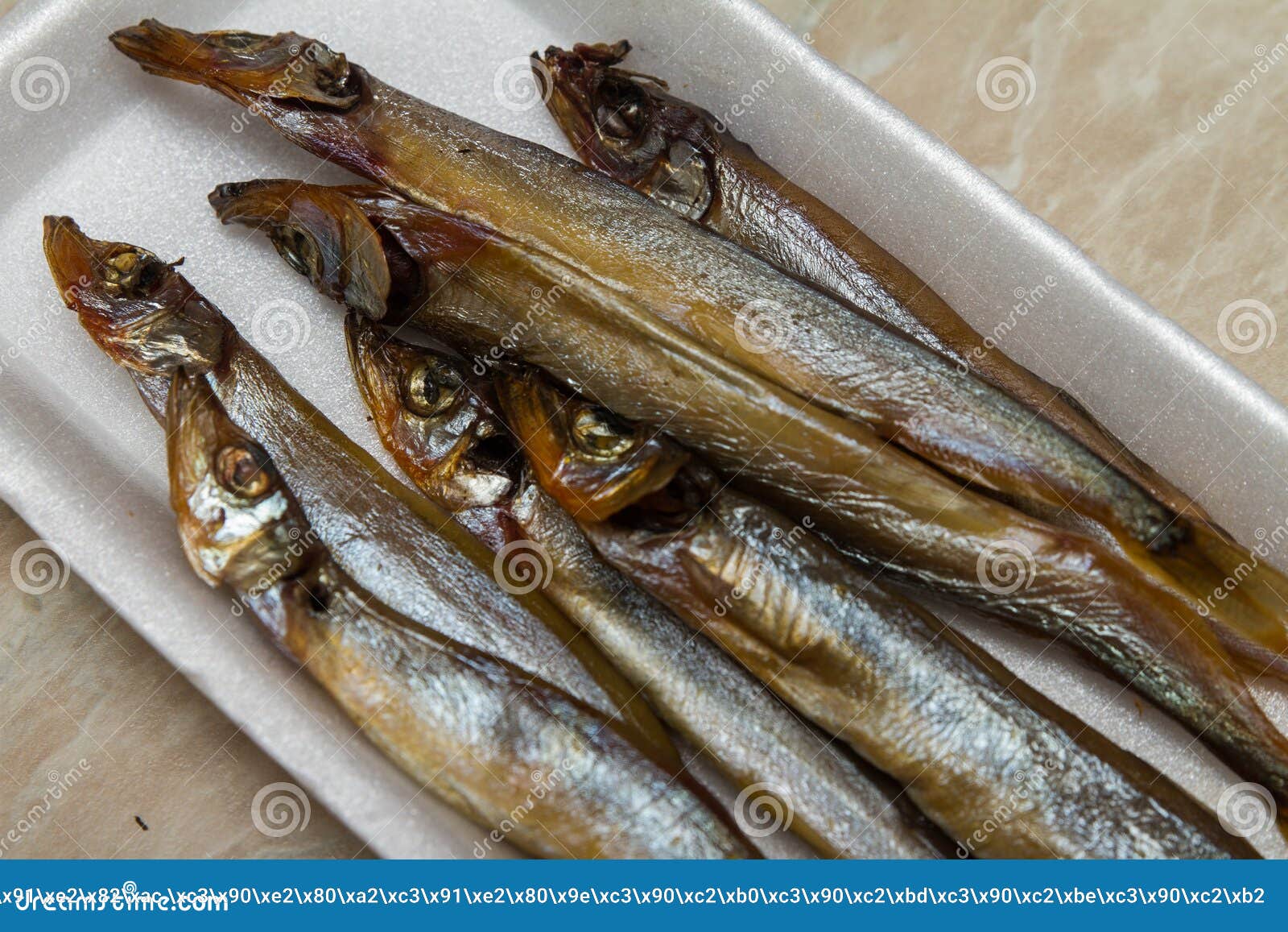Smoked Capelin on a Substrate Stock Image - Image of food, marine: 38067095