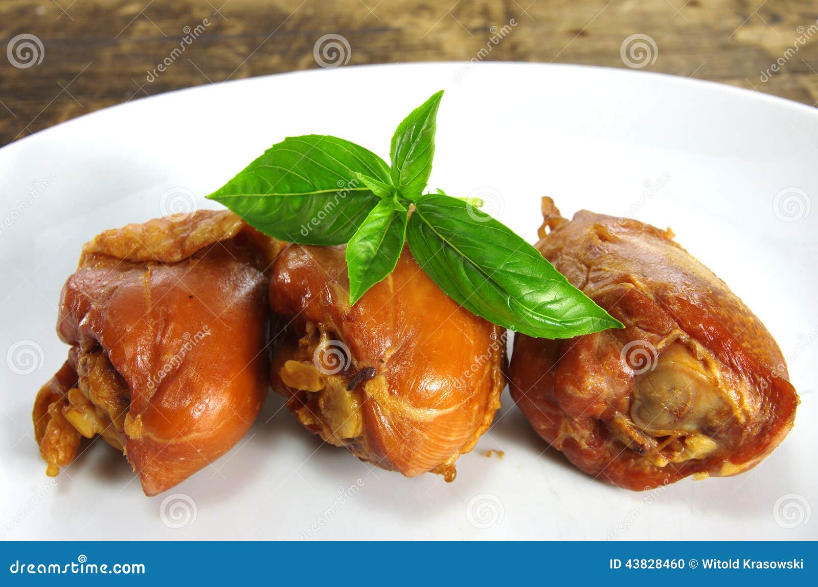 Smoked chicken knuckle stock photo. Image of organic - 43828460