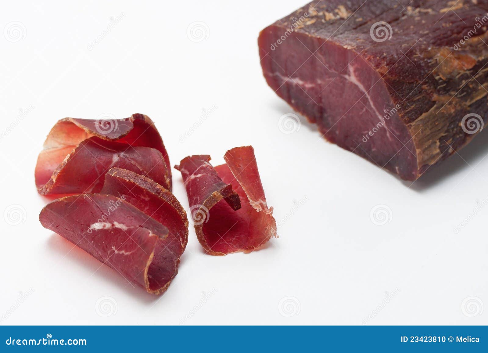 Smoked Dried Beef stock photo. Image of cuisine, ingredient - 23423810