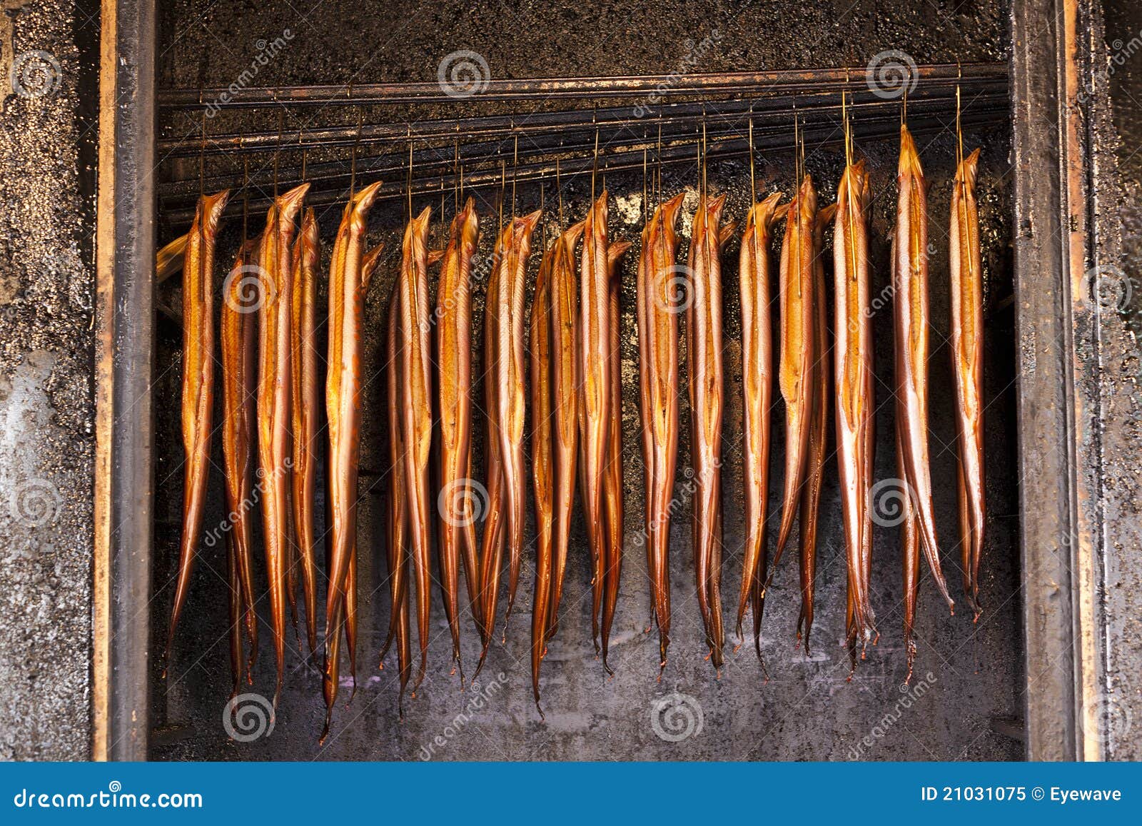 Smoked eel stock image. Image of food, smokehouse, smoking - 21031075