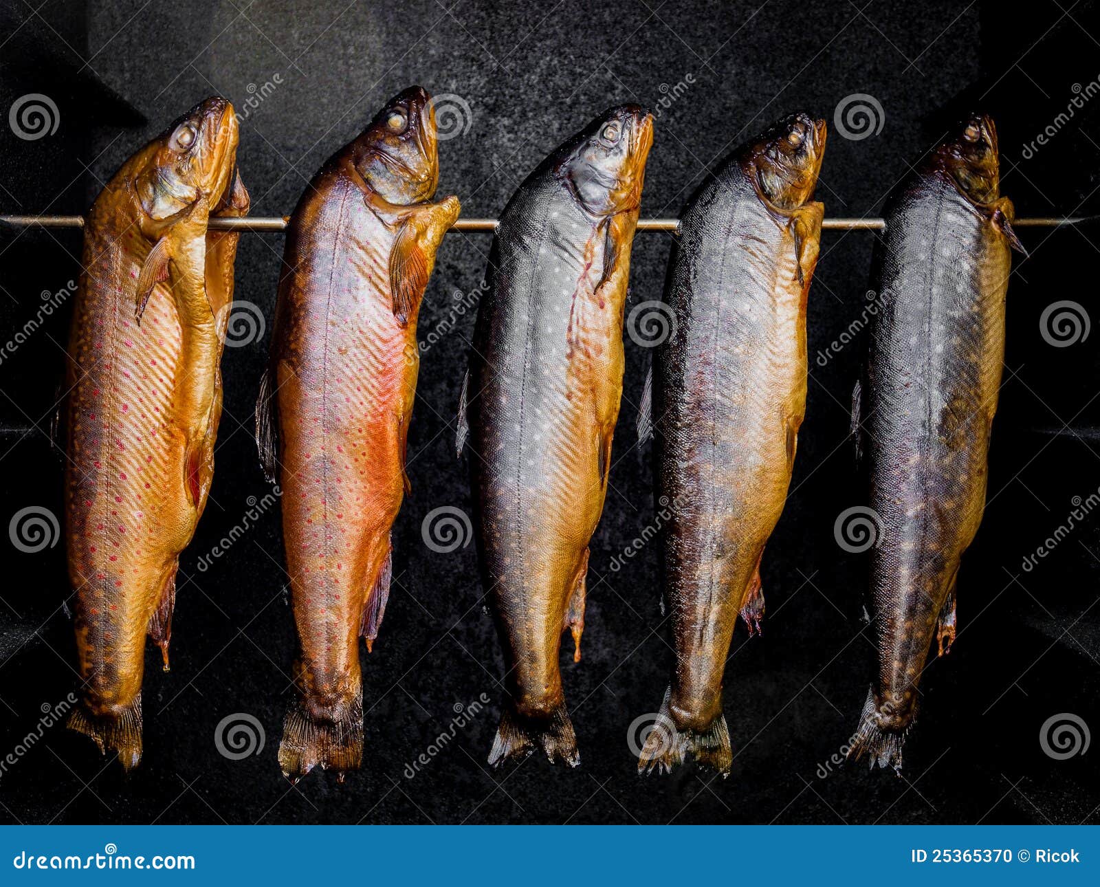 Smoked fish stock photo. Image of smoker, spit, smoke - 25365370