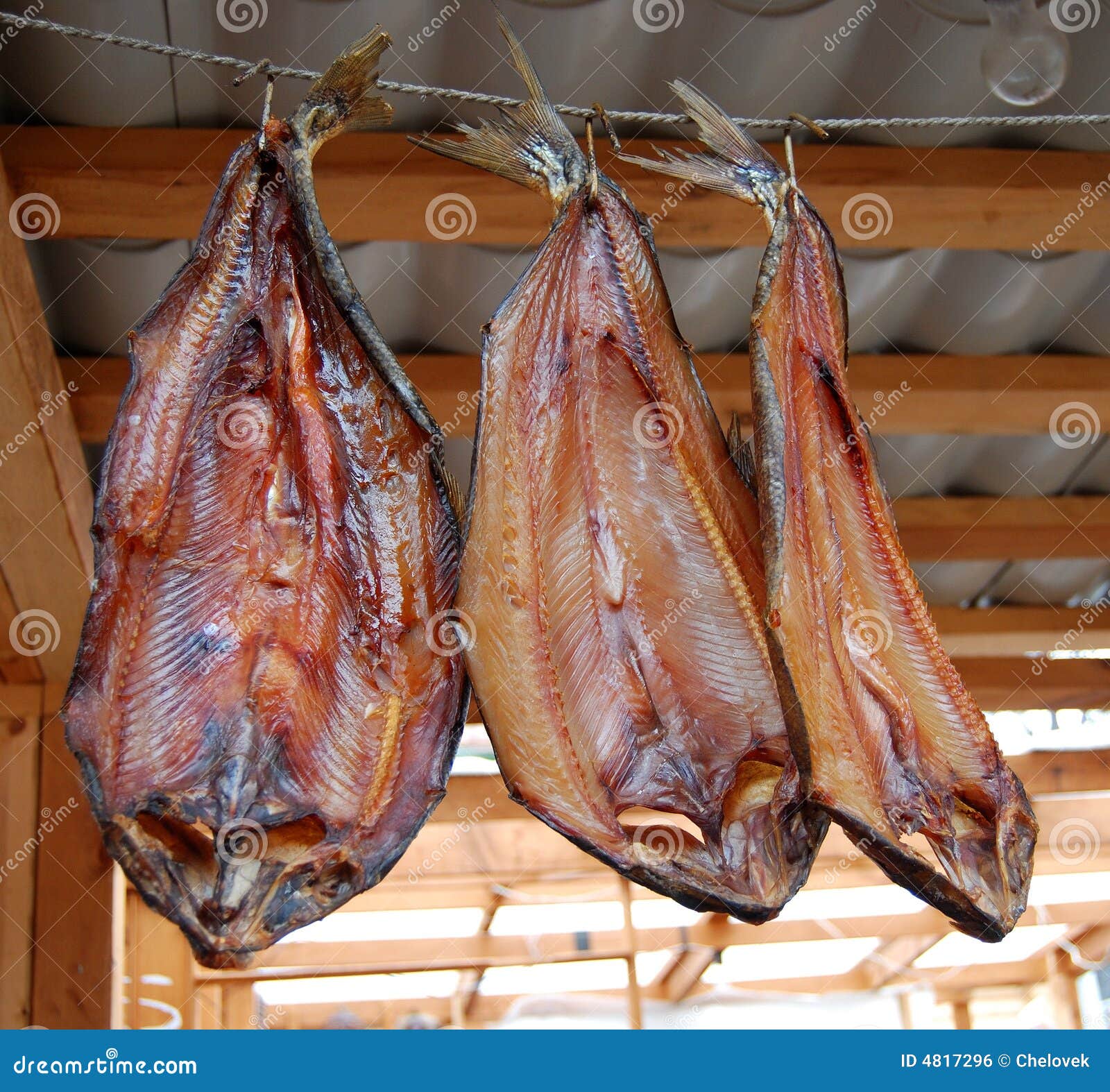 The smoked fish stock photo. Image of dried, nature, large - 4817296