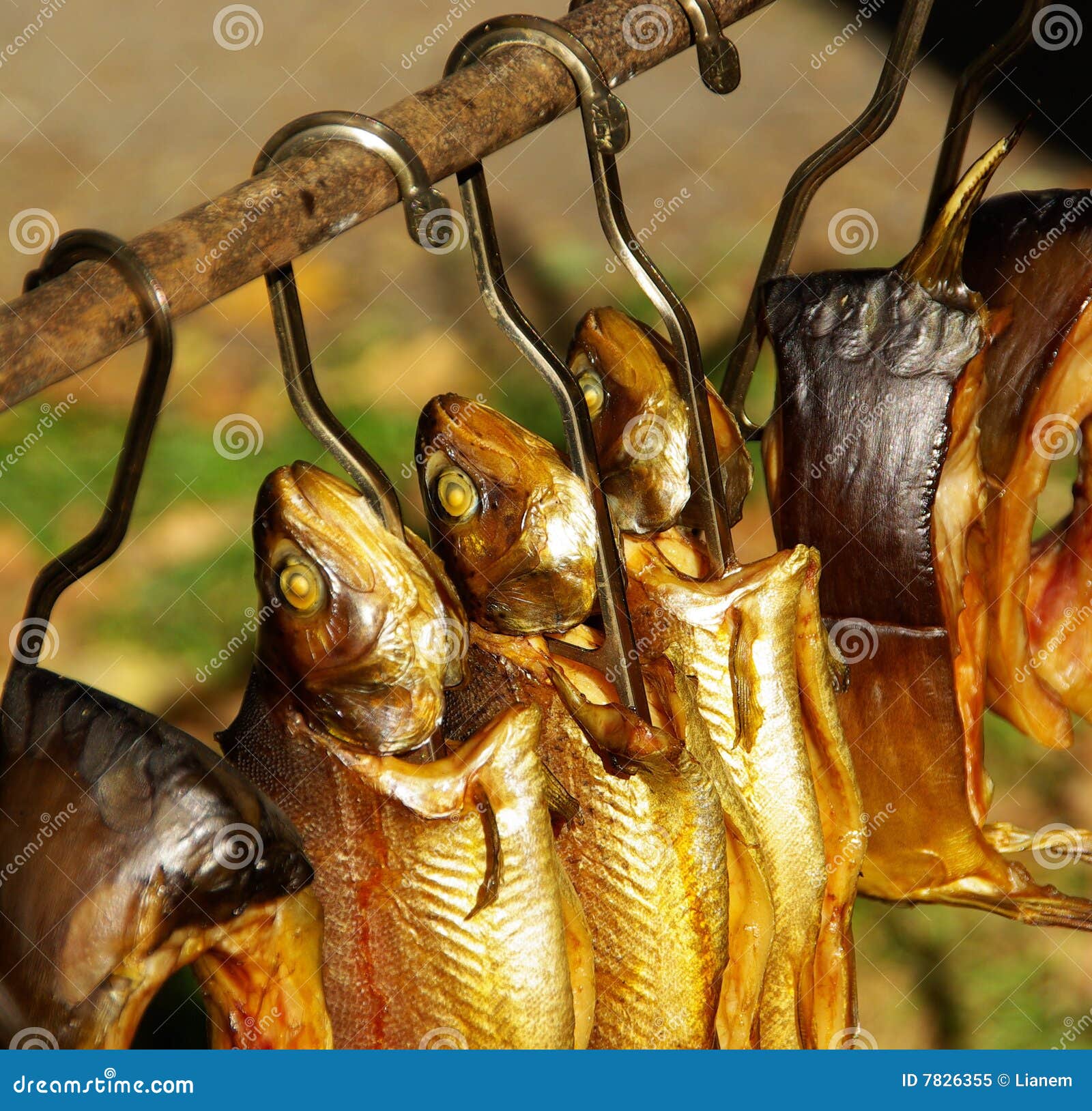 Smoked fish stock image. Image of carp, food, fish, cure - 7826355