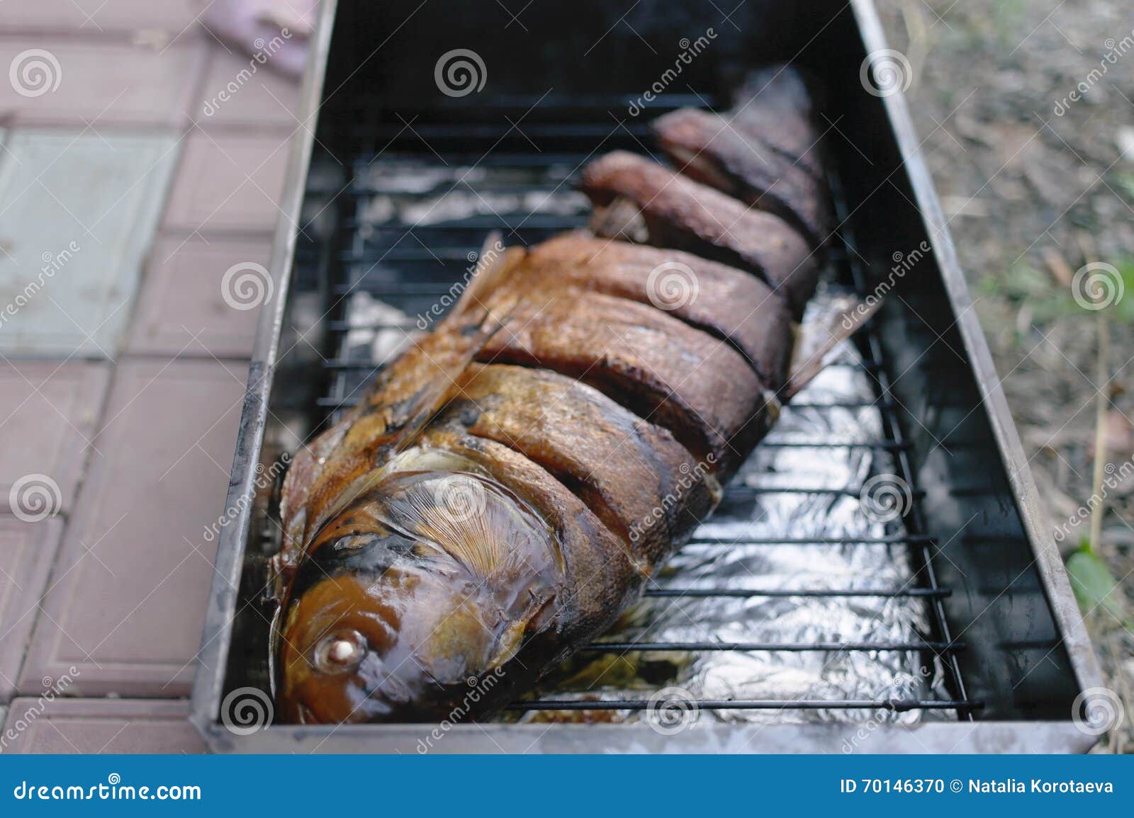 Smoked fish stock photo. Image of catch, fish, smokehouse - 70146370
