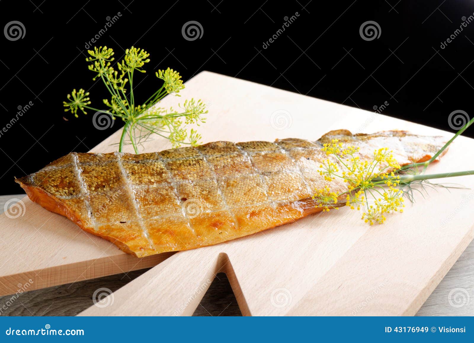 Smoked fish fillet stock image. Image of fillet, dinner - 43176949