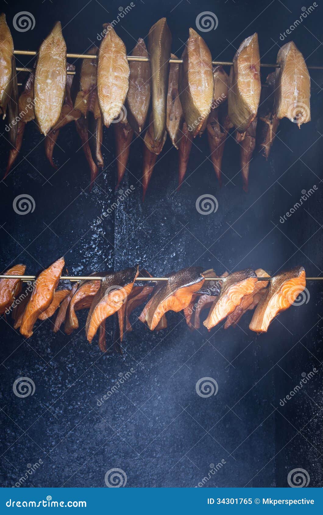 Smoked fish stock image. Image of black, halibut, imperishable - 34301765