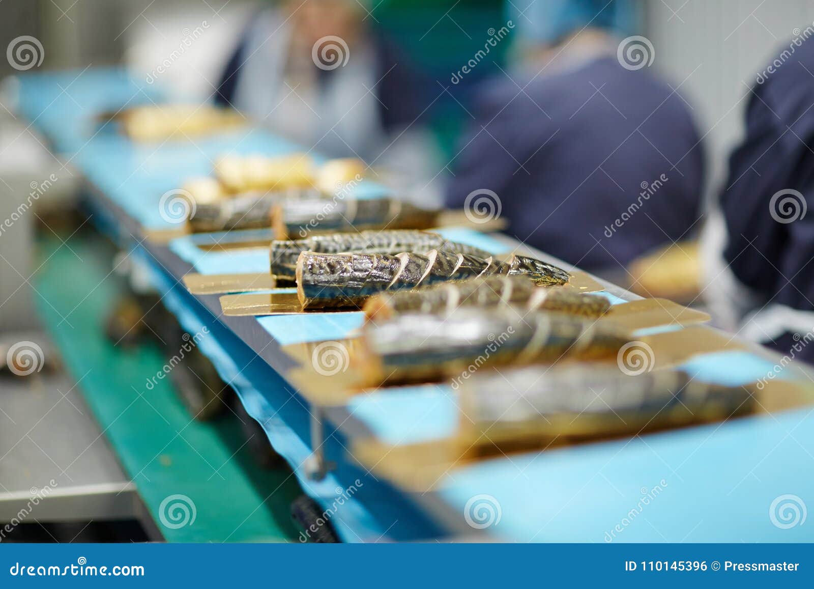 Canning fish stock photo. Image of industry, prepared - 110145396