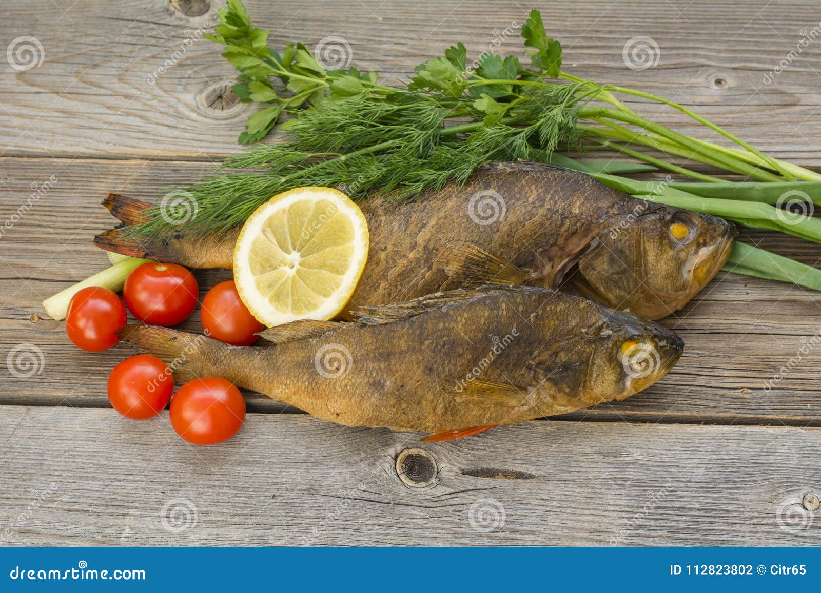 Smoked fish stock photo. Image of dinner, salted, traditional - 112823802