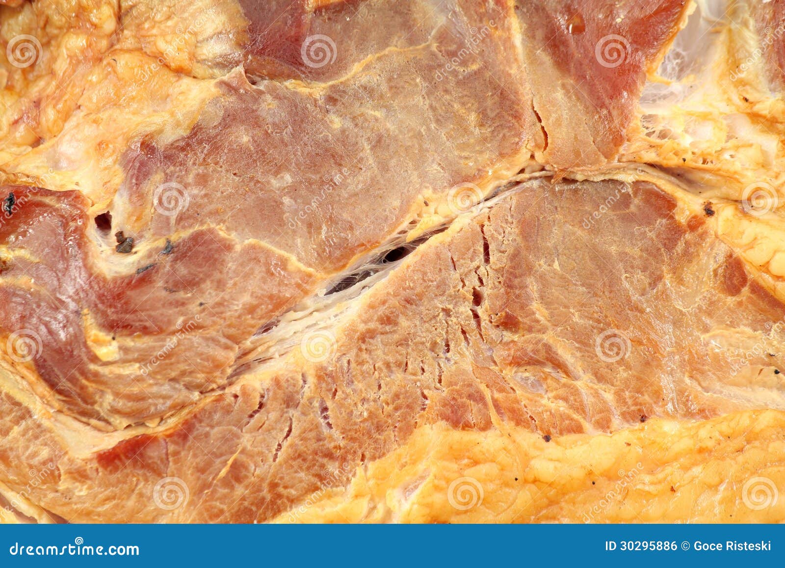 Smoked ham meat close up stock photo. Image of fresh - 30295886