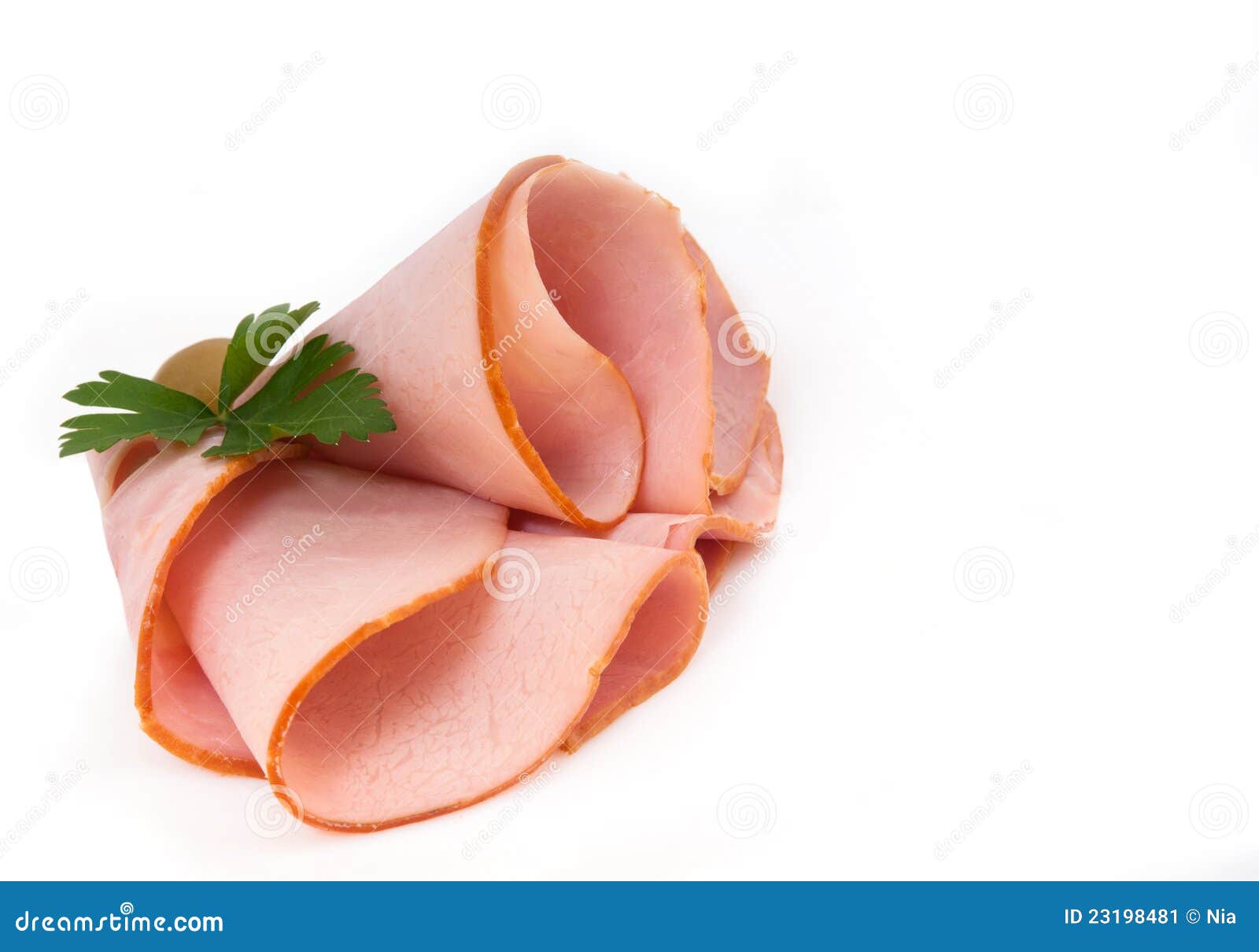 Smoked ham slices stock image. Image of appetizing, cooking - 23198481