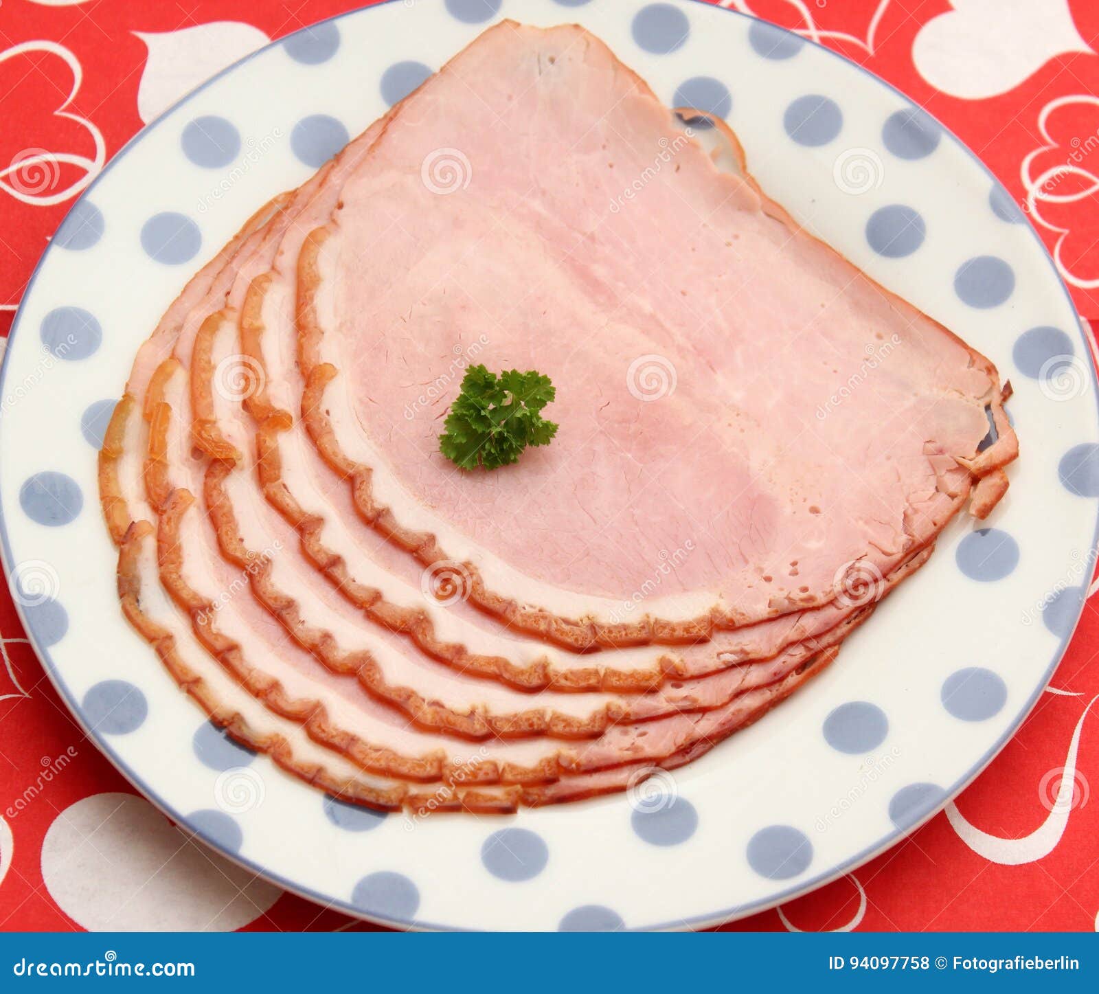 Smoked Ham stock photo. Image of buffet, bacon, pork - 94097758