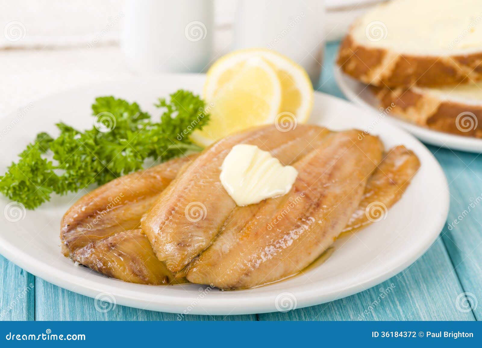 Smoked Kippers stock photo. Image of kippers, oily, lemon - 36184372