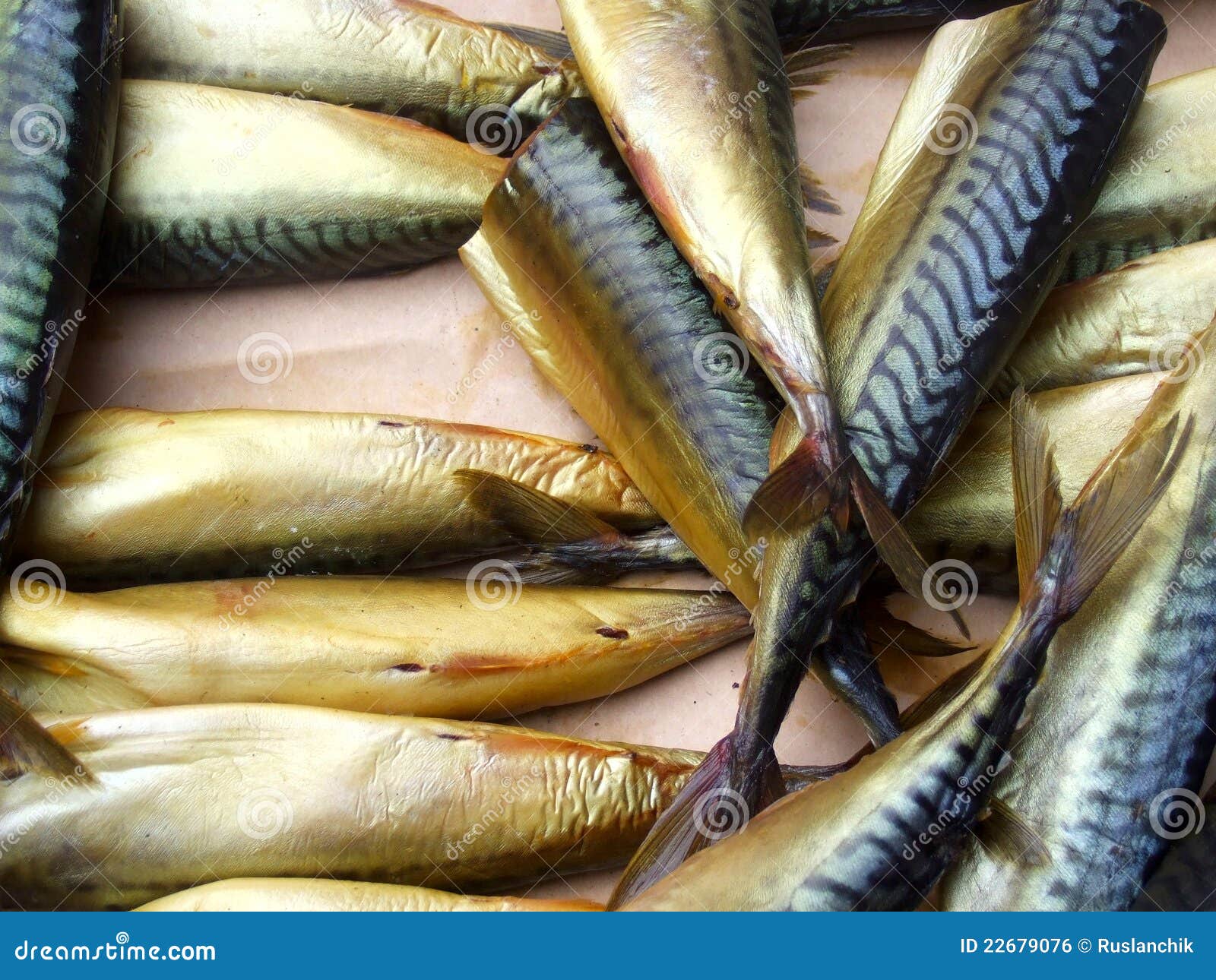 Smoked mackerel stock photo. Image of close, baltic, heap - 22679076