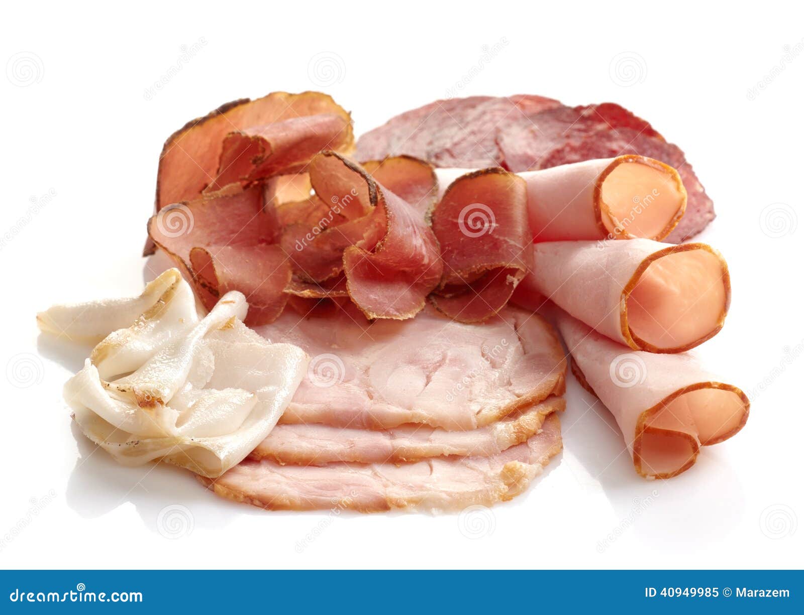 Smoked meat assortment stock image. Image of assortment - 40949985
