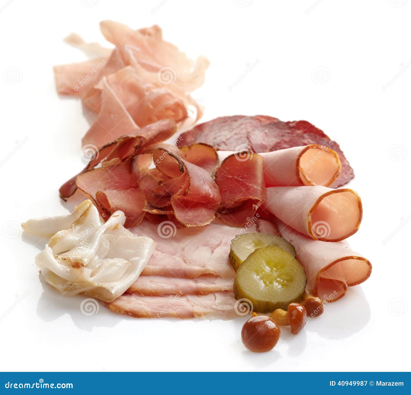 Smoked meat assortment stock image. Image of serrano - 40949987