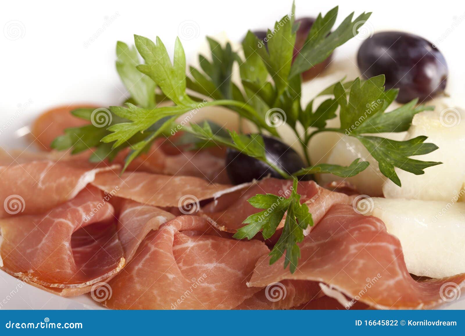 Smoked meat beef slices stock photo. Image of cooking - 16645822