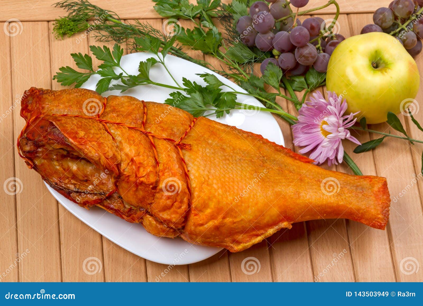 Smoked Perch carcass stock image. Image of delicatessen - 143503949