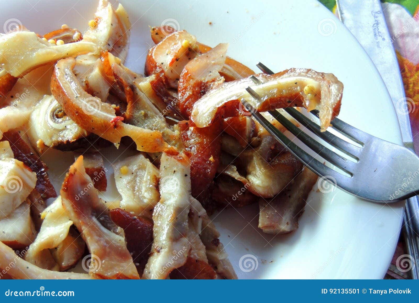 Smoked pig ears stock image. Image of chinese, pepper - 92135501