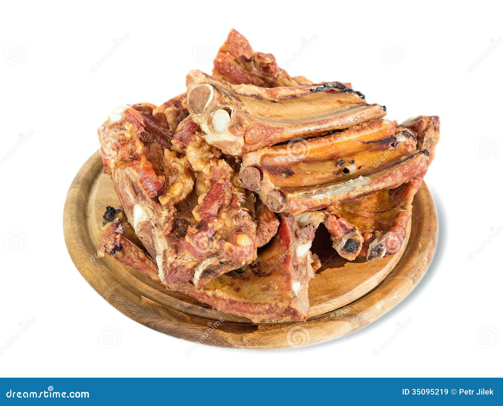 Smoked pork bone stock image. Image of culinary, pork - 35095219