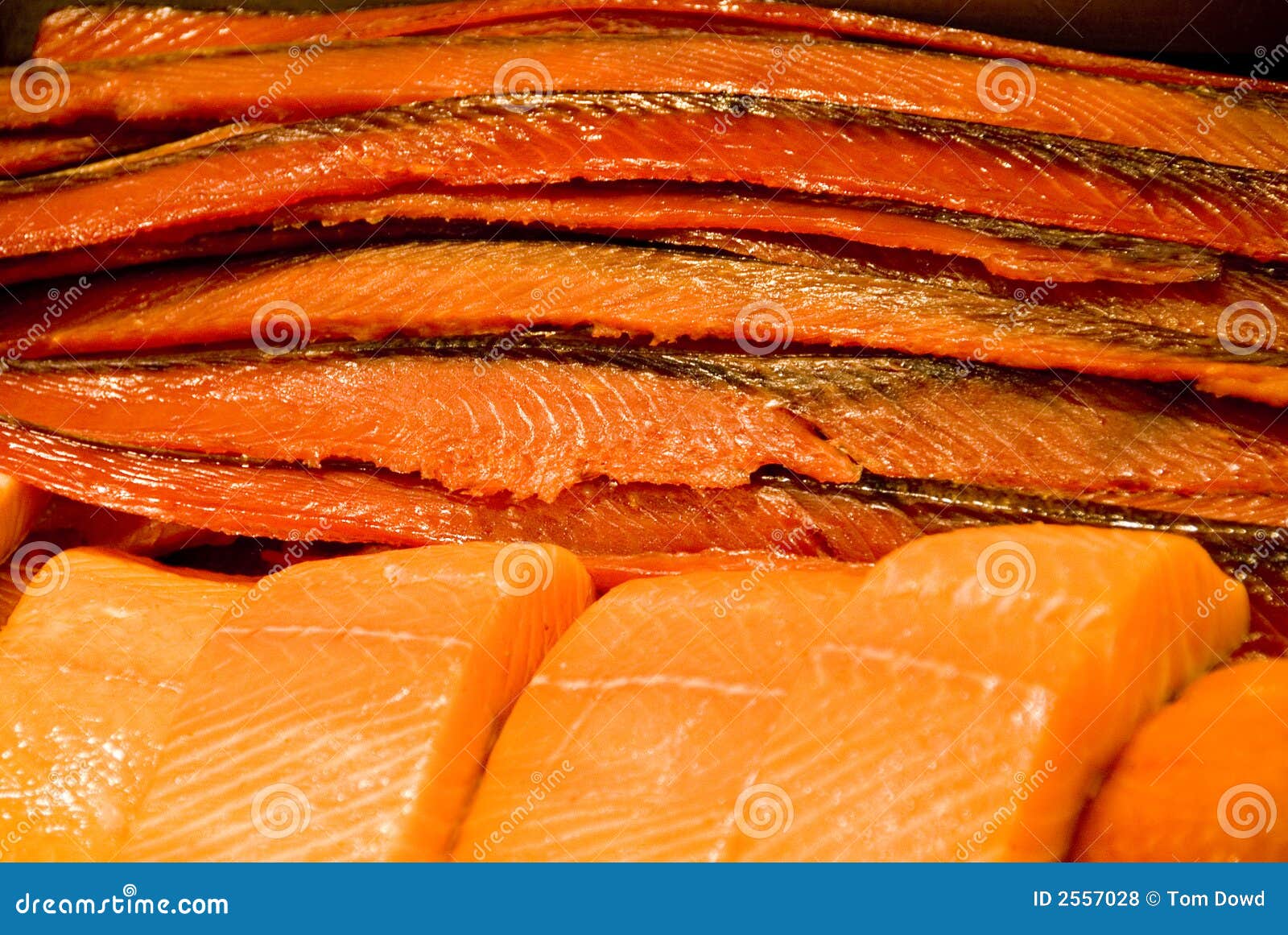 Smoked Salmon stock photo. Image of cook, fish, fillets - 2557028