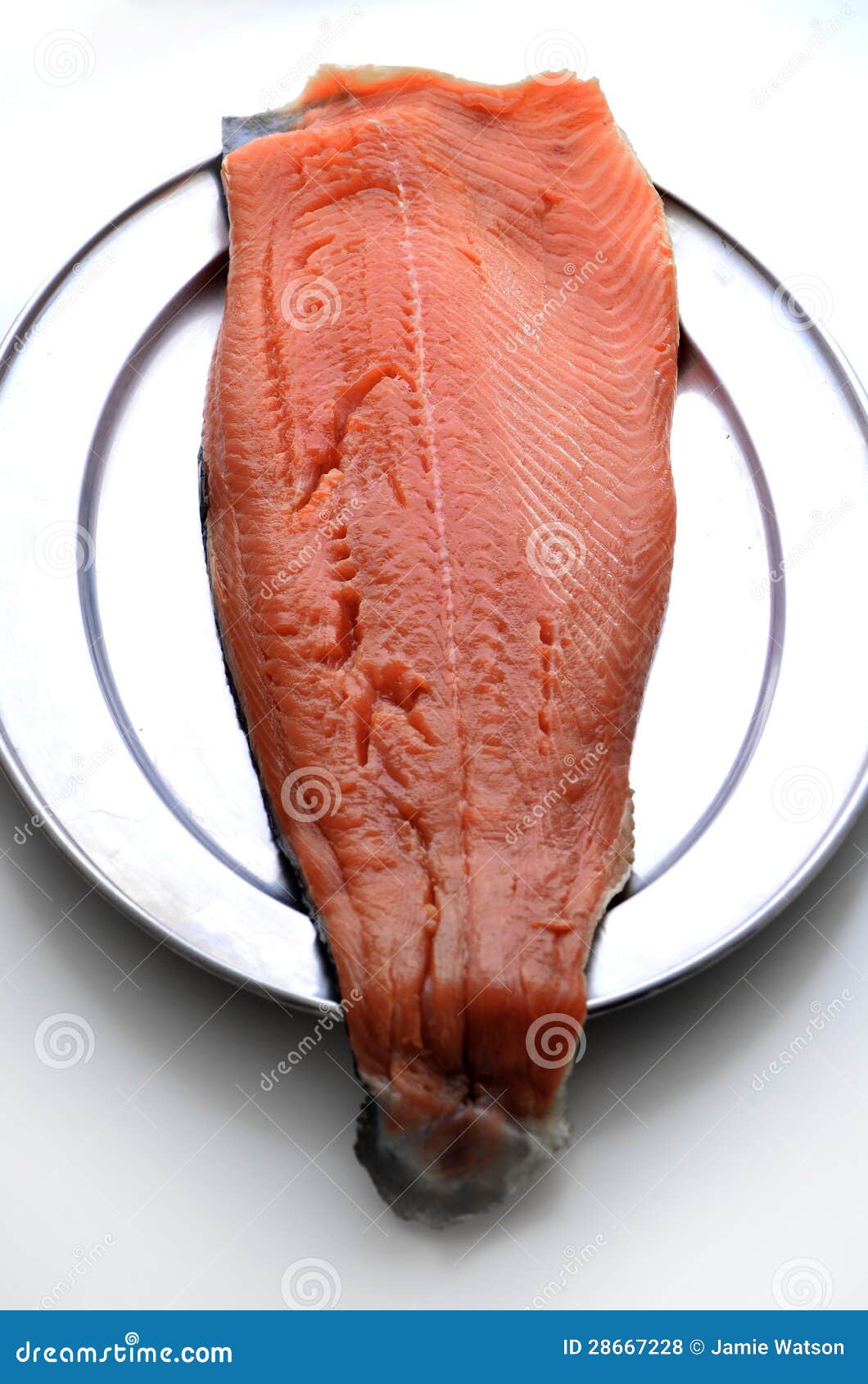 Smoked salmon fillet stock photo. Image of wild, fish - 28667228