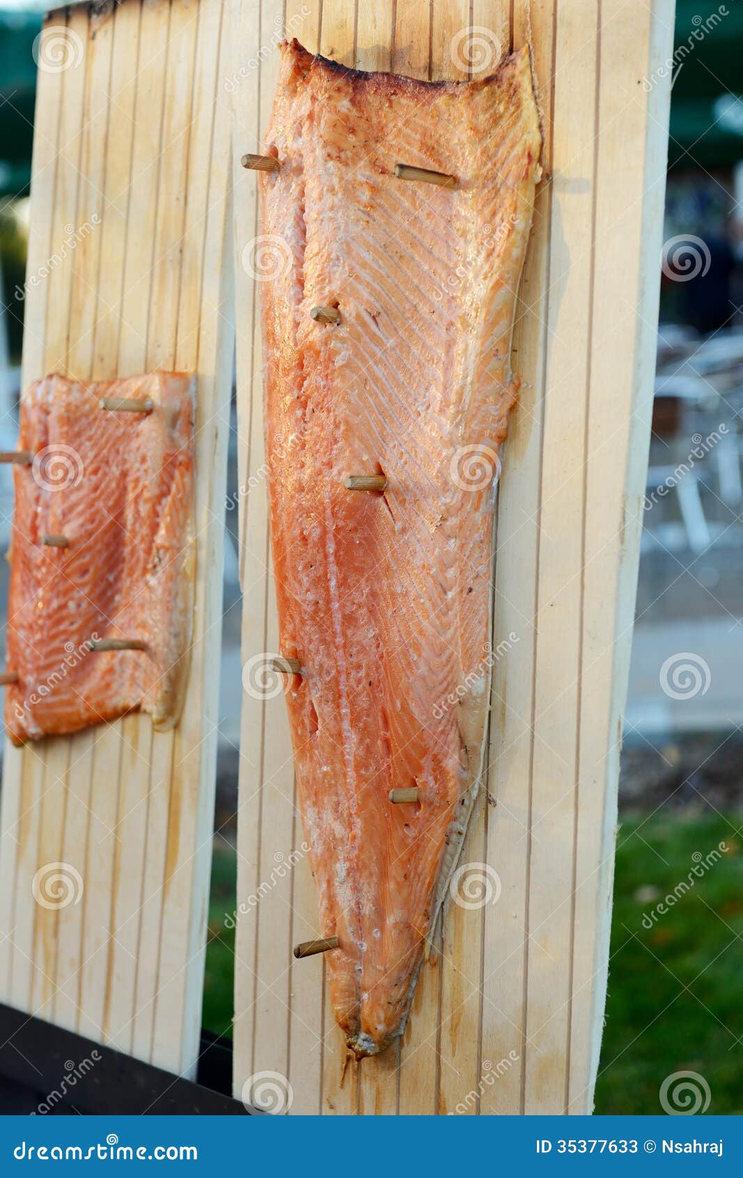 Smoked salmon stock image. Image of freshness, cuisine - 35377633