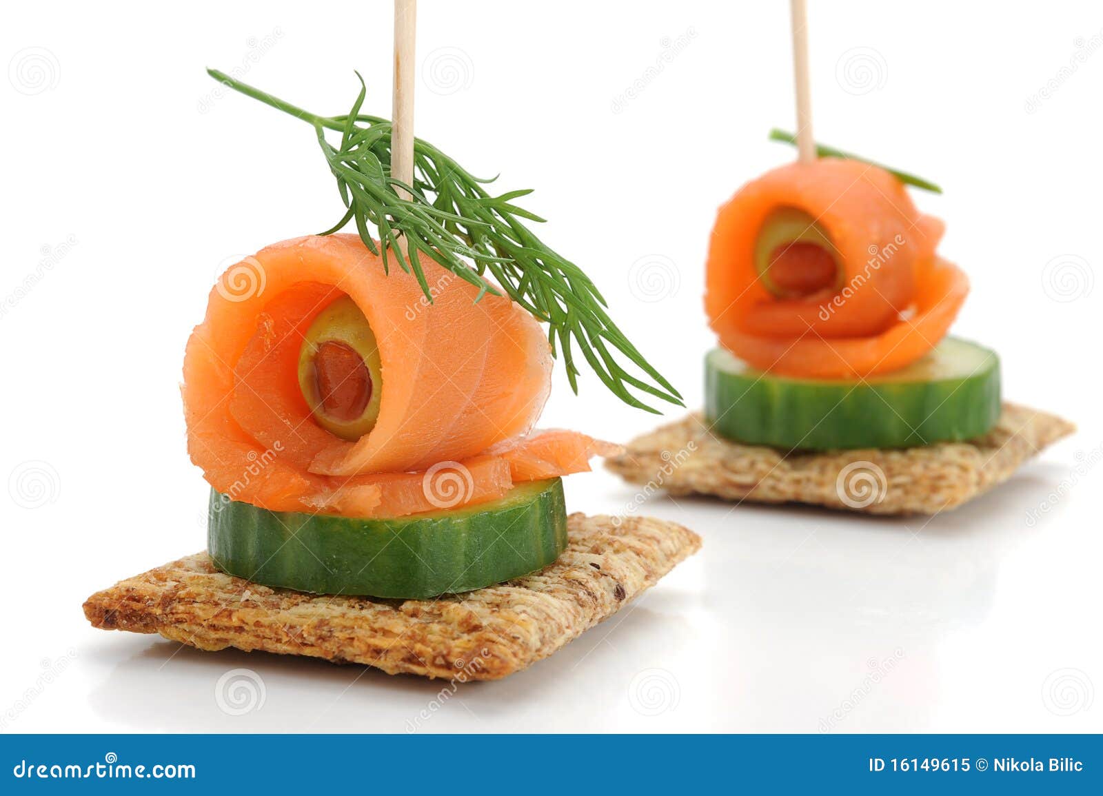 Smoked Salmon Snacks stock image. Image of meat, meal - 16149615