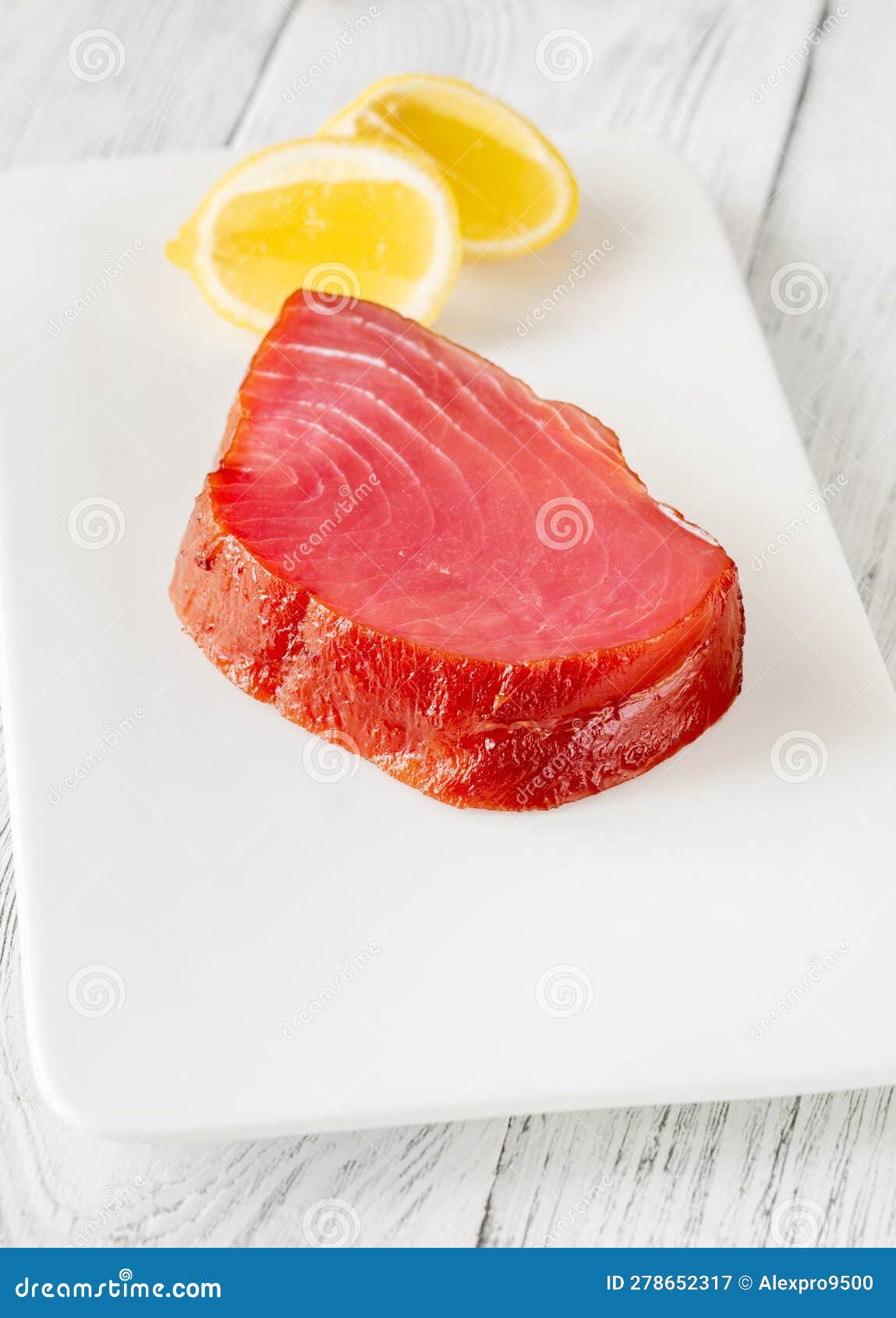 Smoked tuna stock image. Image of fillet, slice, closeup - 278652317