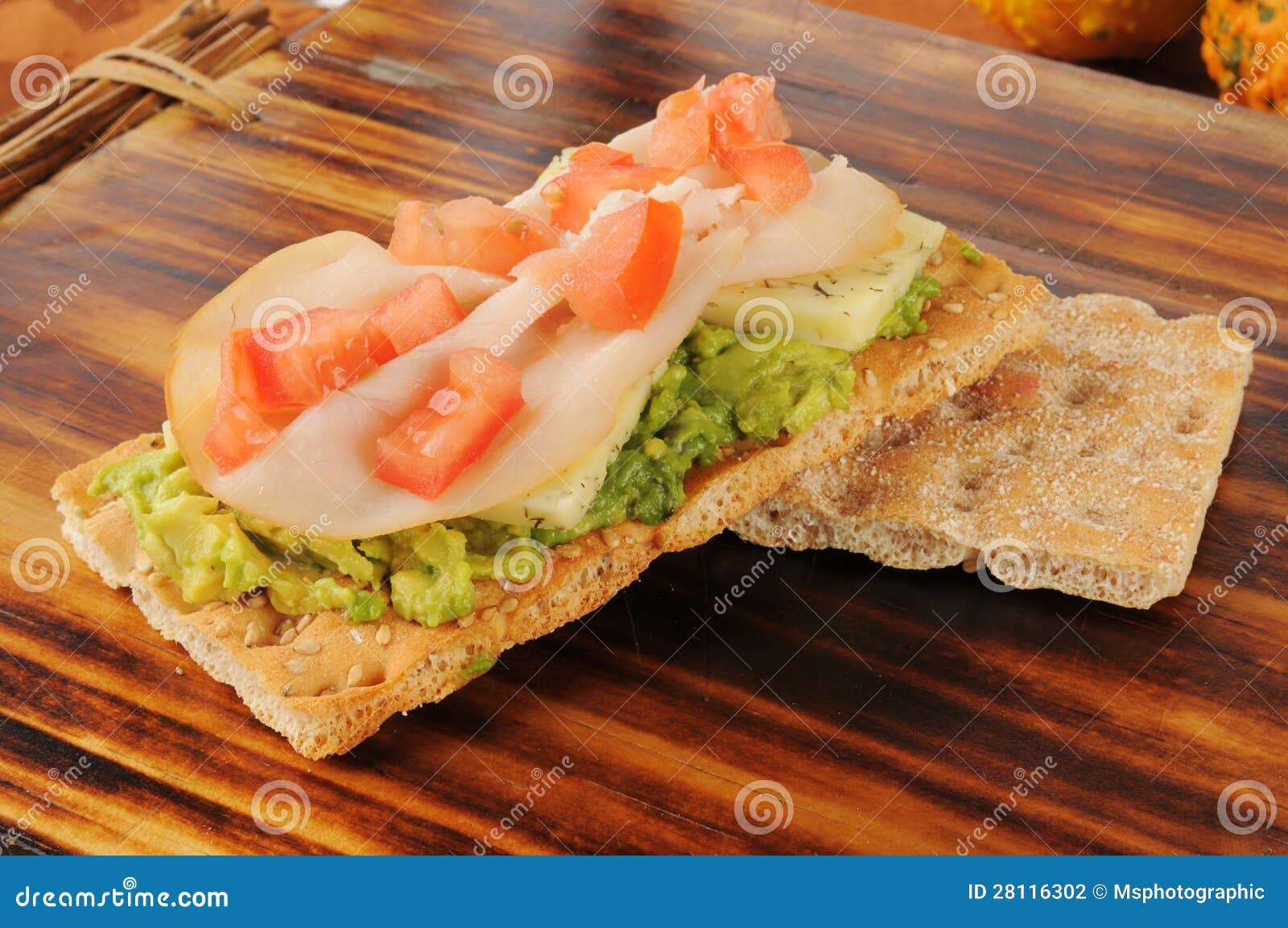 Smoked turkey canapes stock photo. Image of tomatoes - 28116302