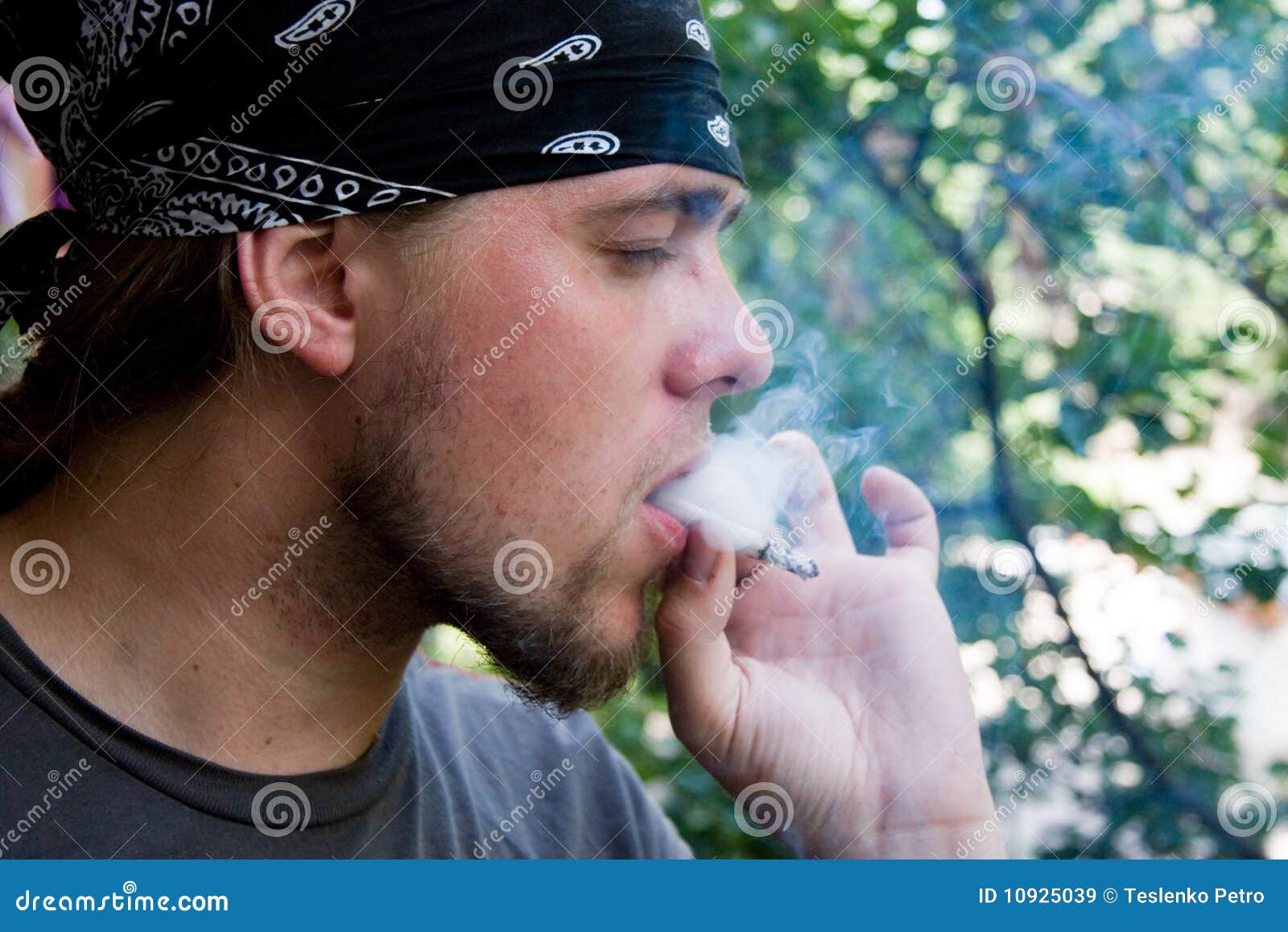 Smoker stock image. Image of face, portrait, person, head - 10925039