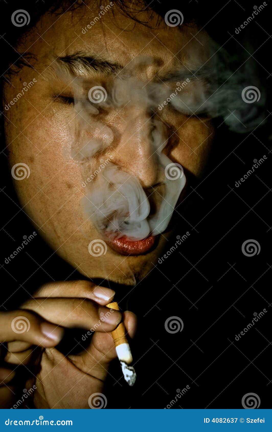 Smoker stock image. Image of marijuana, cigarette, dangerous - 4082637