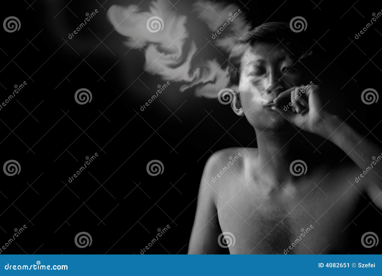 Smoker stock image. Image of freedom, anxiety, extreme - 4082651
