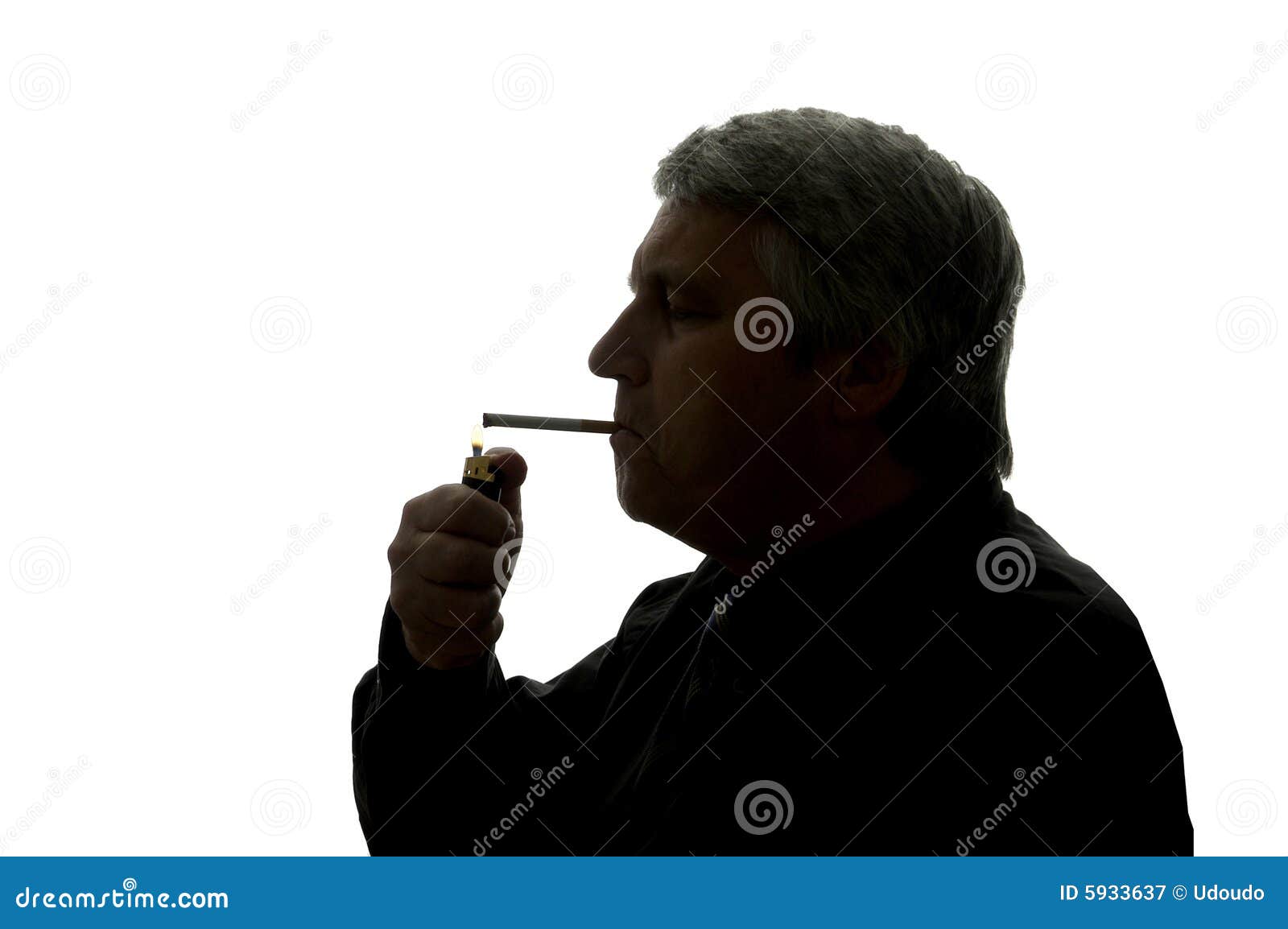 Smoker stock image. Image of lighter, health, addicted - 5933637