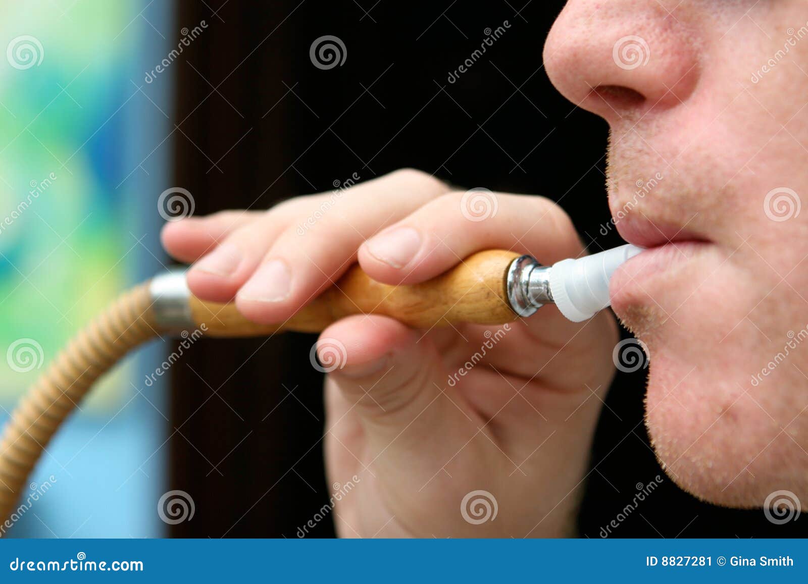 Smoker stock image. Image of hokkah, culture, cafe, arabic - 8827281