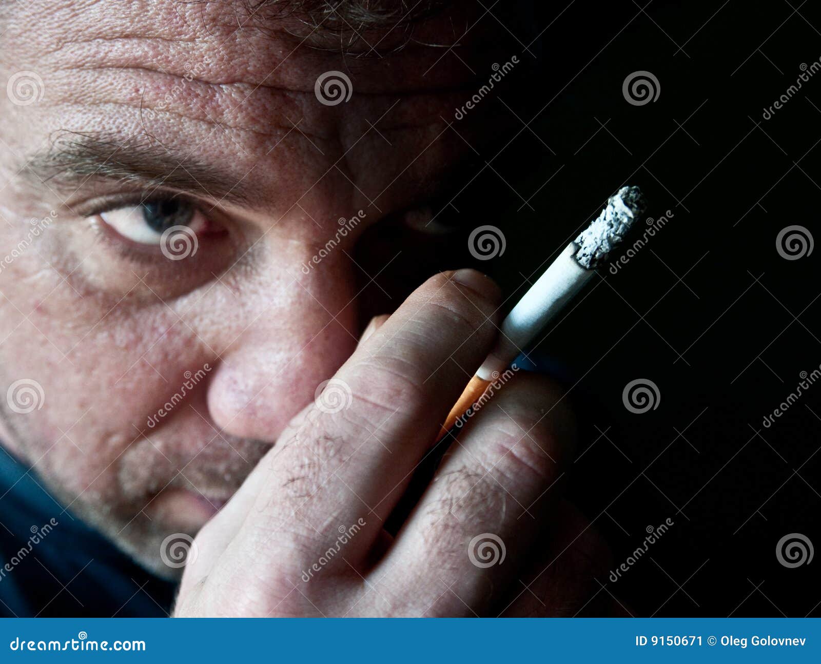 Smoker stock image. Image of hair, addiction, joint, black - 9150671