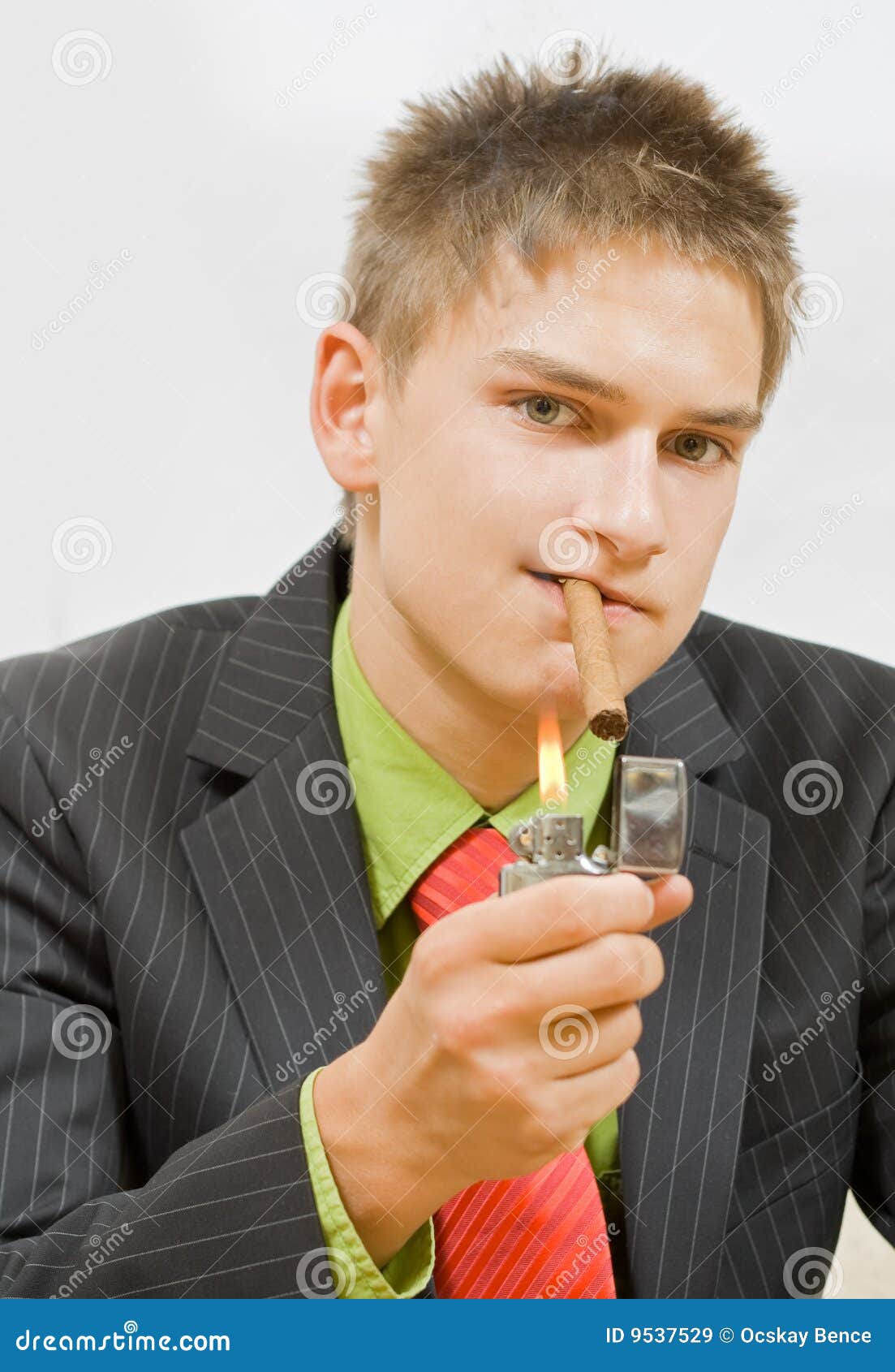 Smoker stock image. Image of male, person, alone, business - 9537529