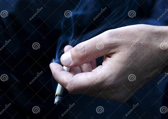 Smoker hand stock image. Image of chain, habit, fume - 10459335