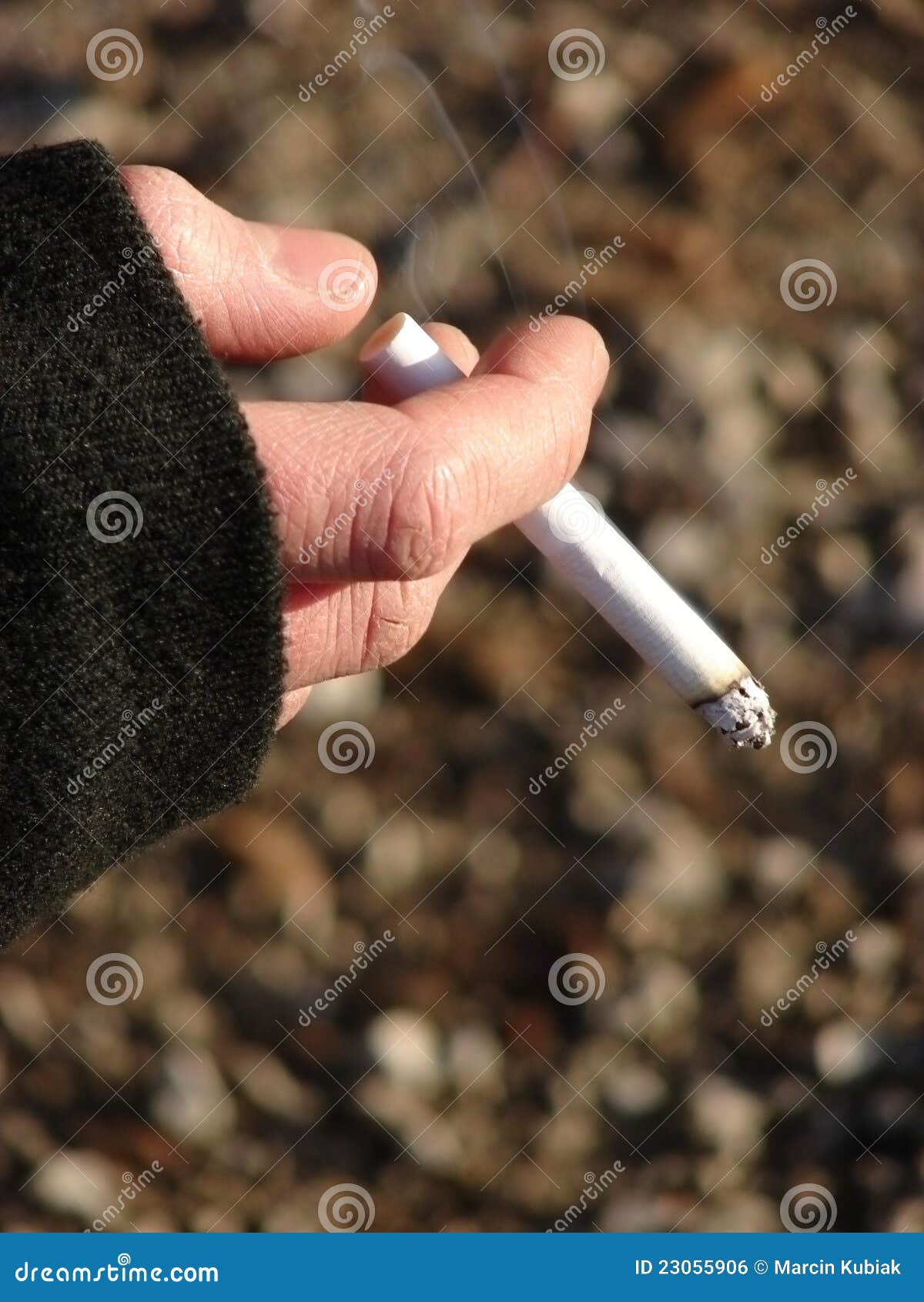 Smoker hand stock photo. Image of concept, detail, finger - 23055906