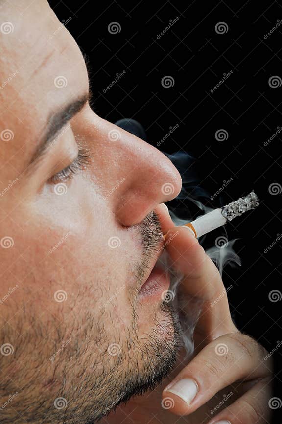 Smoker man stock image. Image of composition, collection - 29109969