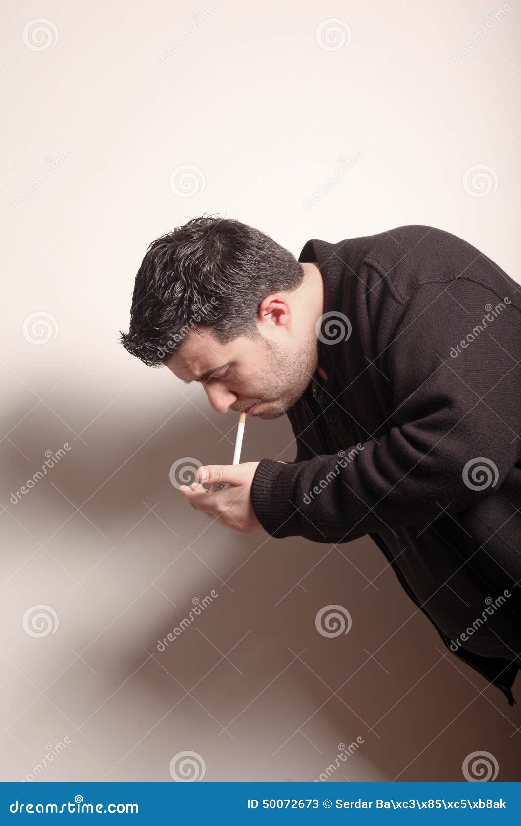 Smoker man stock image. Image of face, fashion, glasses - 50072673