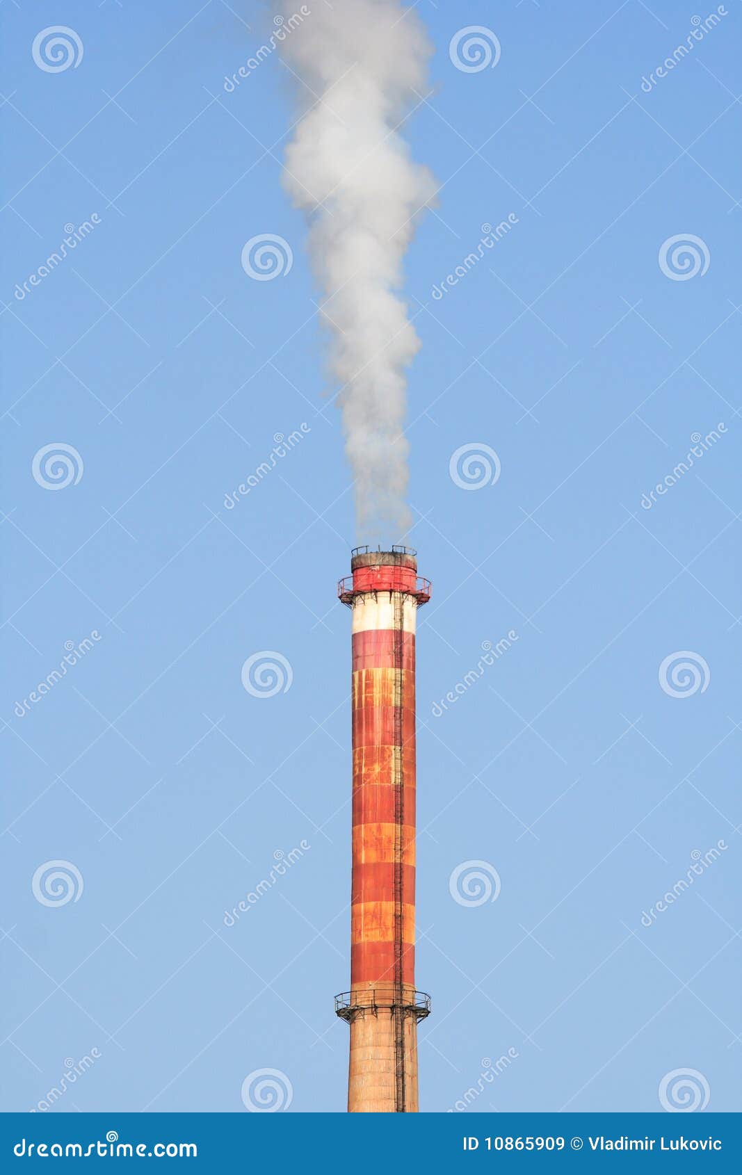 Smokes Comes Out of a Chimney Stock Image - Image of chimney, smoke ...