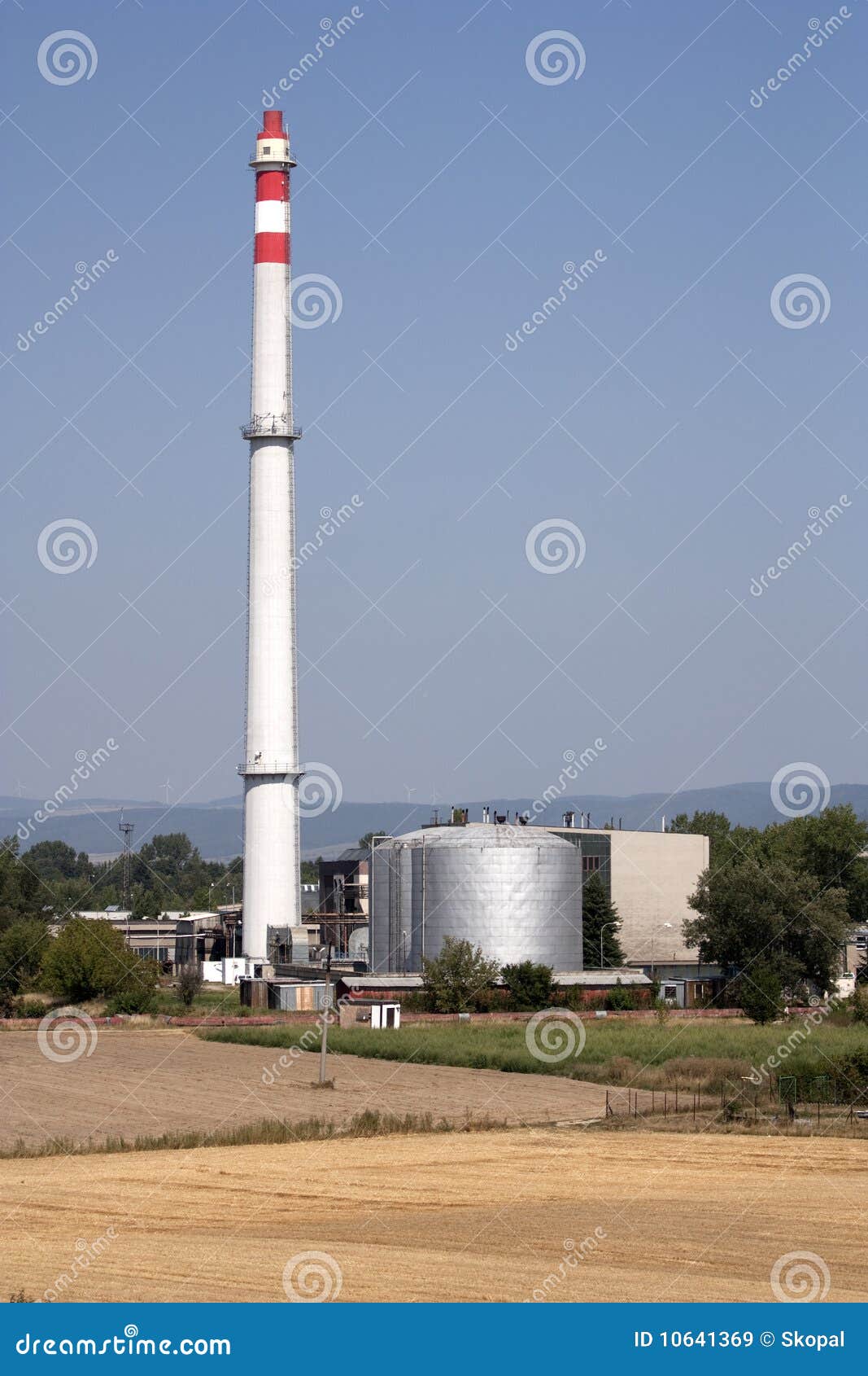 Smokestack stock image. Image of tall, factory, chimney - 10641369