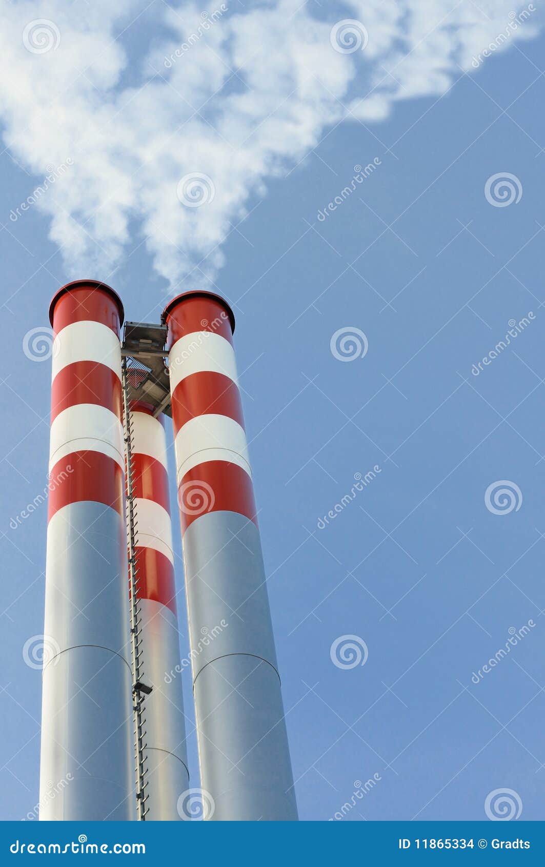 Smokestack stock photo. Image of chimney, funnel, blue - 11865334
