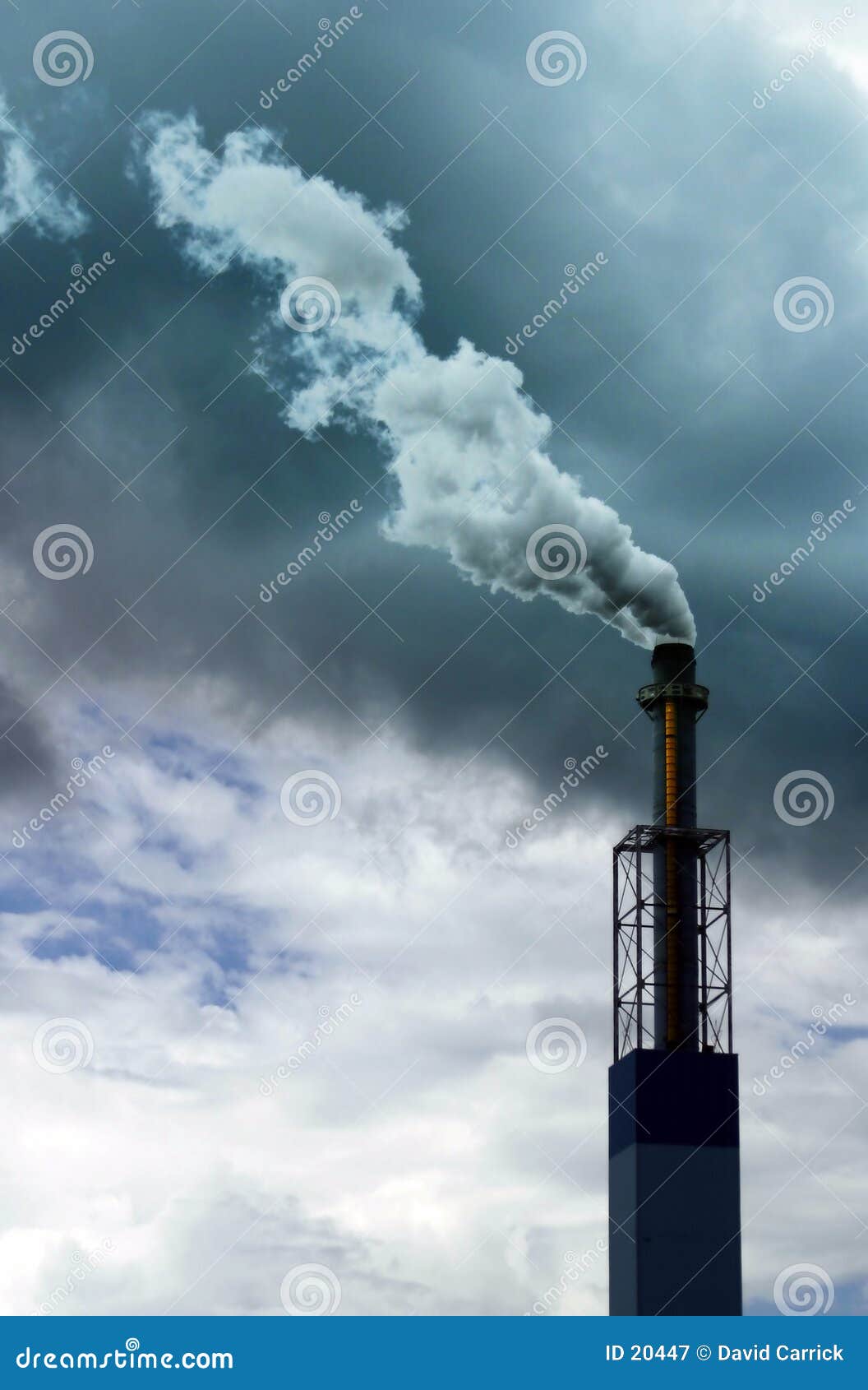 Smokestack stock image. Image of smokestack, industry, pollution - 20447