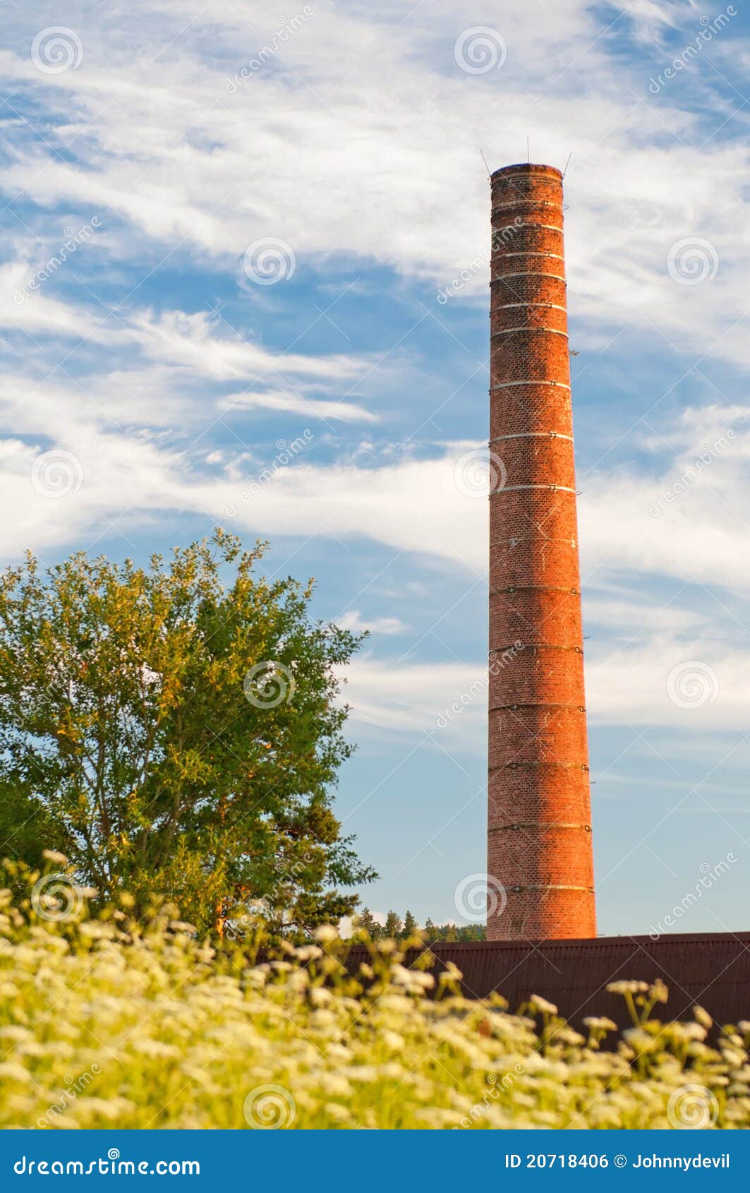 Smokestack stock photo. Image of architectural, industrial - 20718406