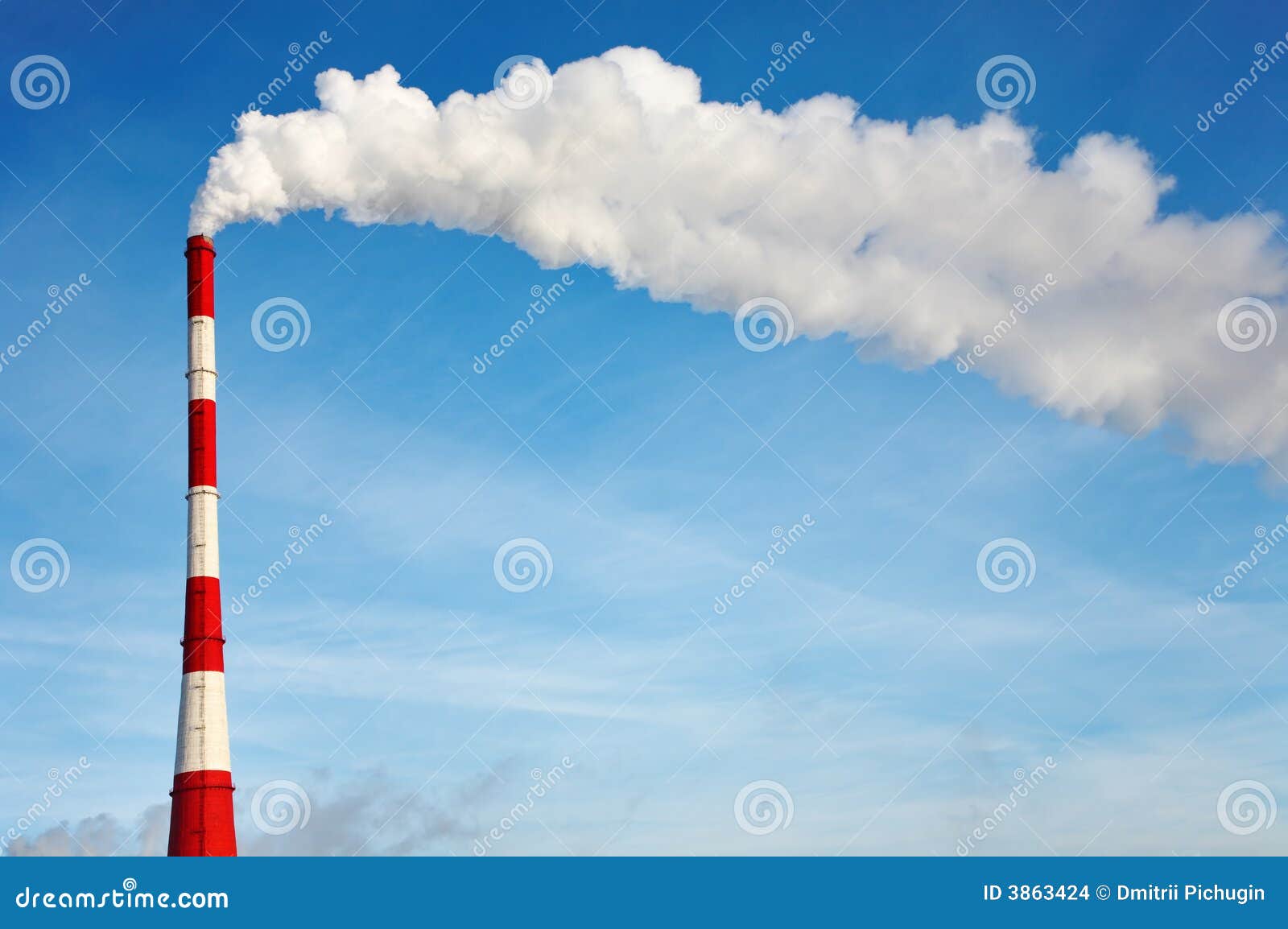 Smokestack stock photo. Image of plant, mill, electric - 3863424