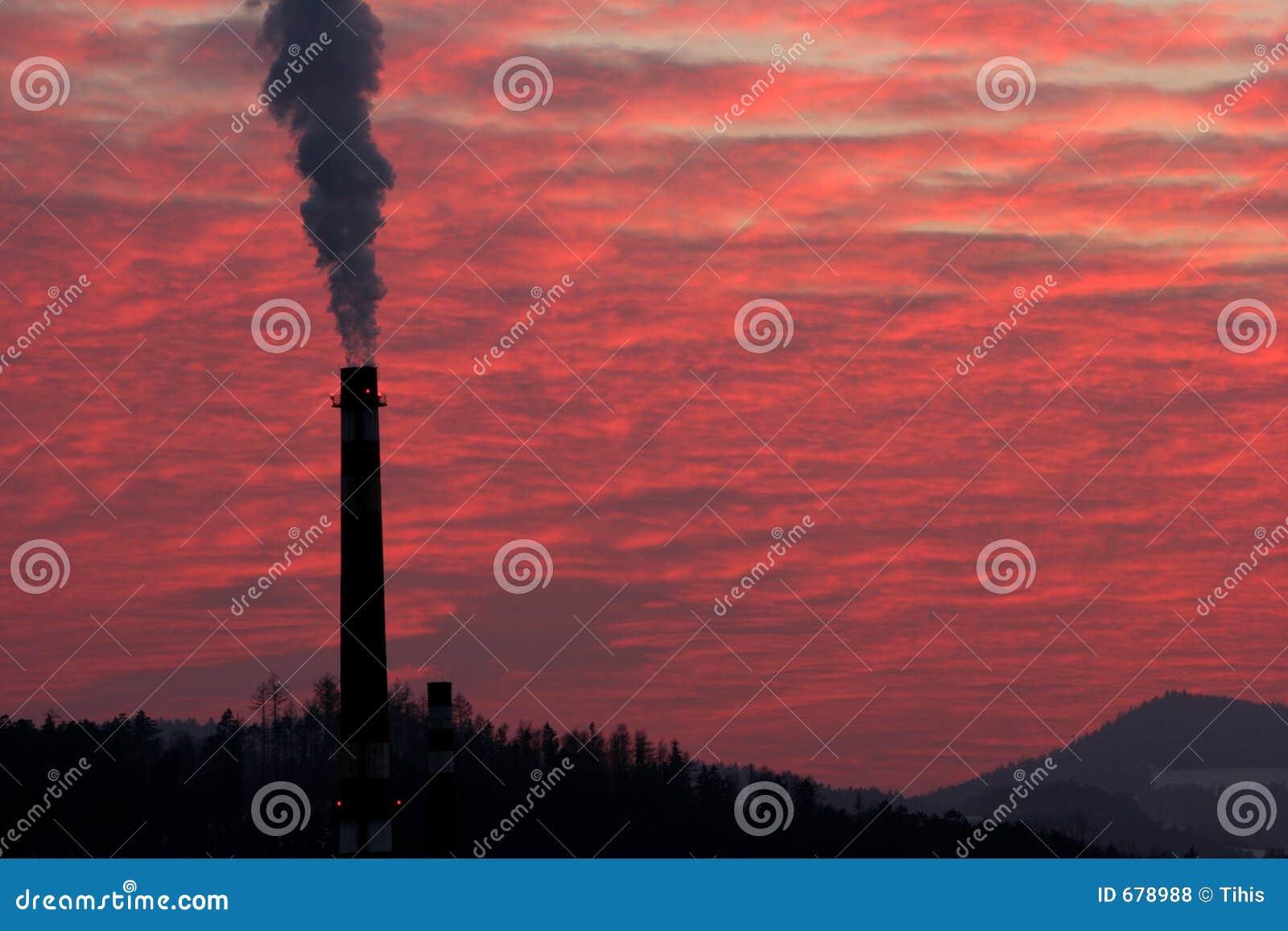 Smokestack stock photo. Image of industries, funnel, factory - 678988