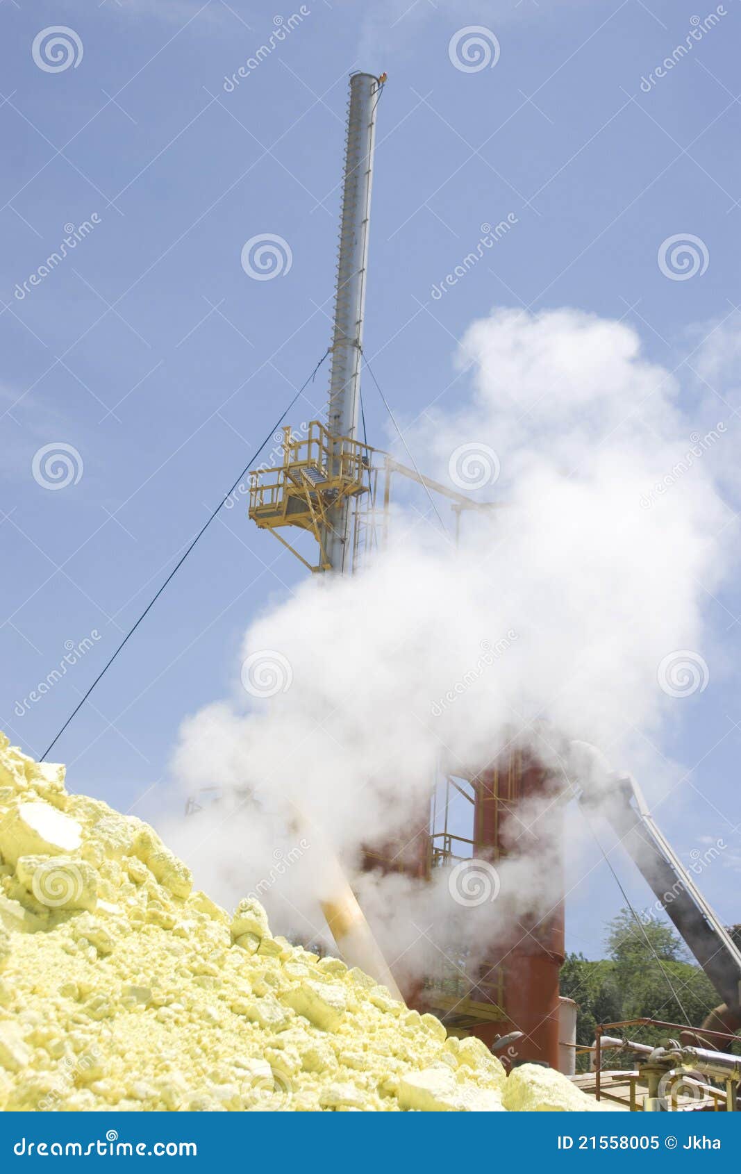 Smokestack on a Factory stock image. Image of environmental - 21558005