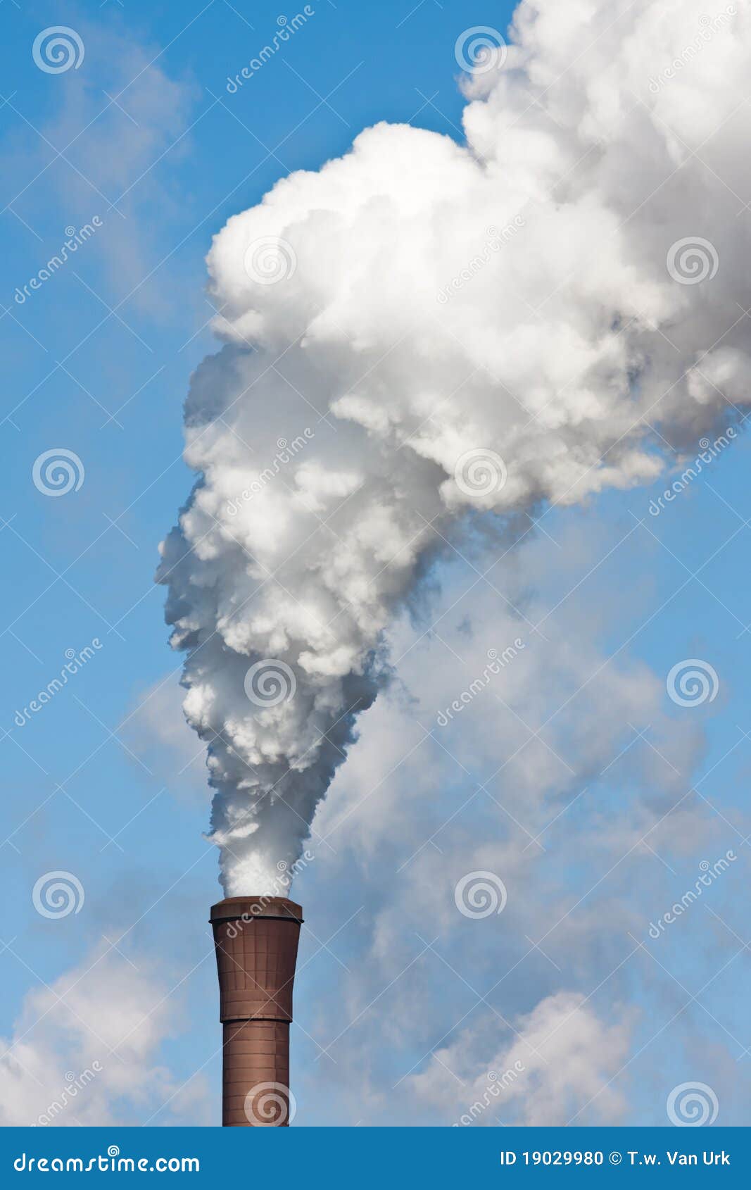 Heavy Air Pollution. Extremely Polluted Air With Mountain As Background ...