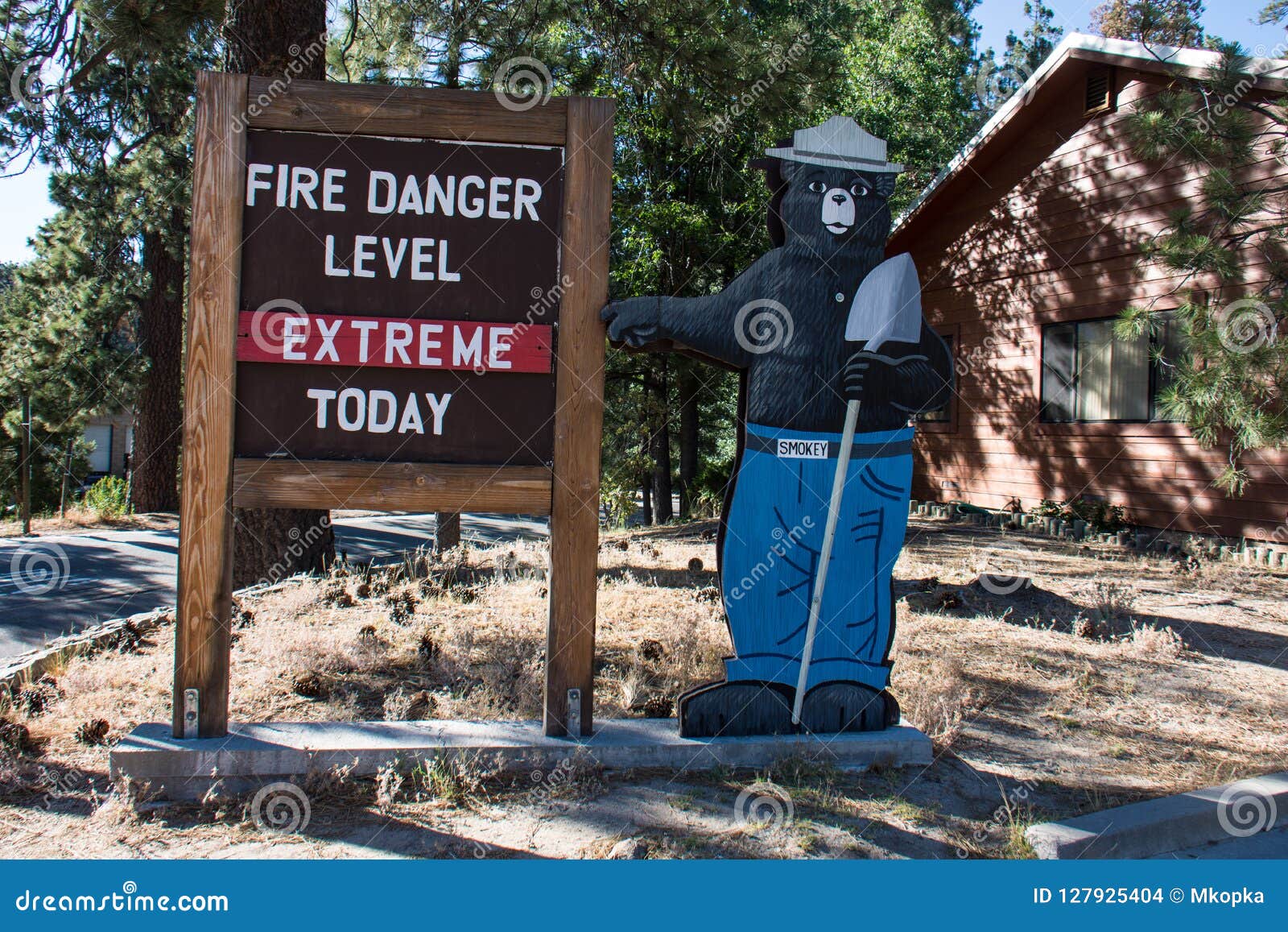 Smokey the Bear Mascot To Prevent Forest Fires Warns that There is an ... Smokey the Bear Mascot To Prevent Forest Fires Warns that There is an ...